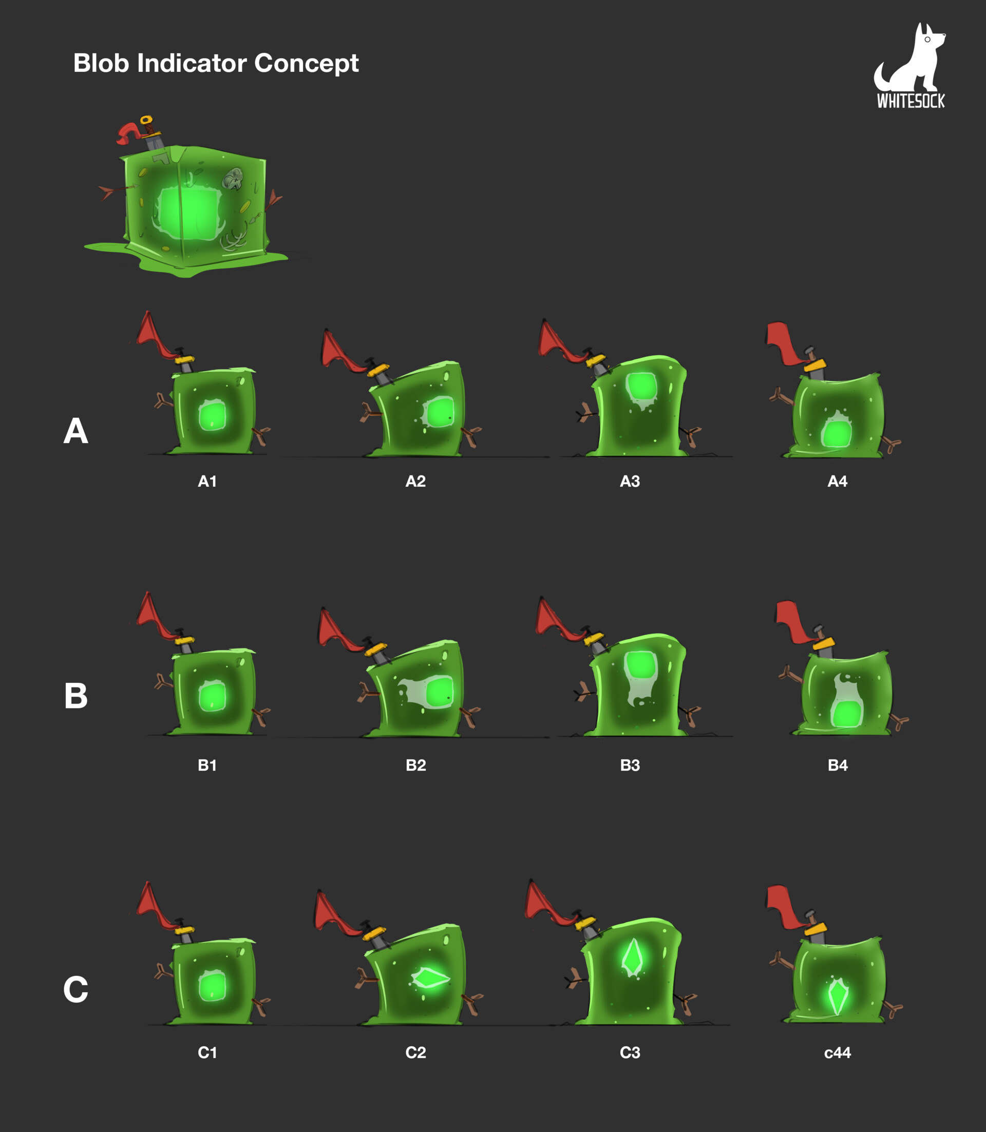 Fabio Fatticcioni - Blob - Character Design