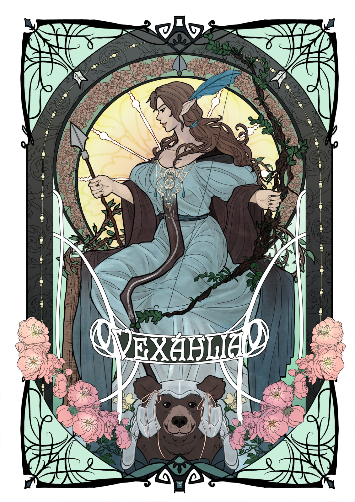 Zeich Art - Art Nouveau Styled Artwork