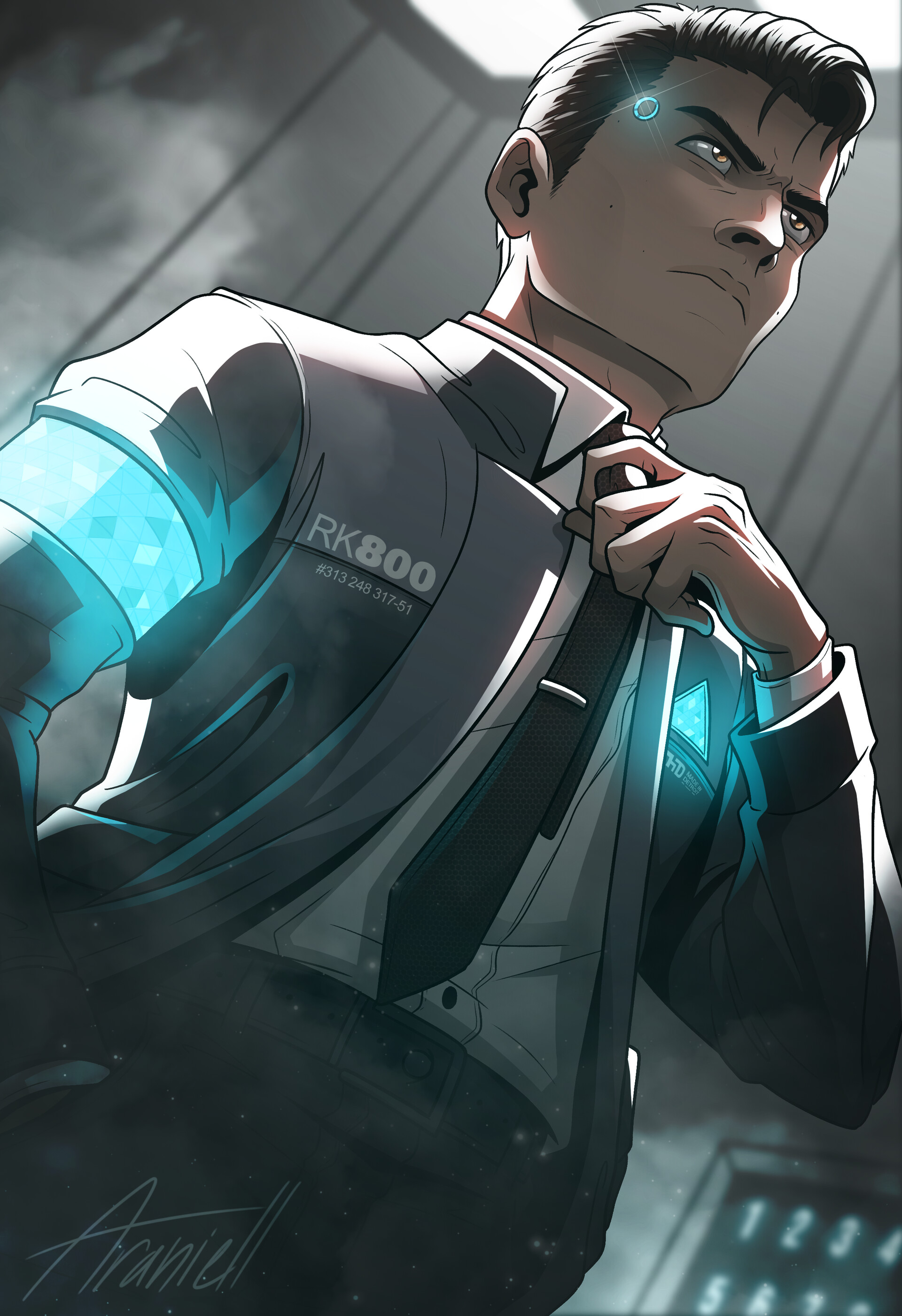 ArtStation - Detroit: Become Human - Connor
