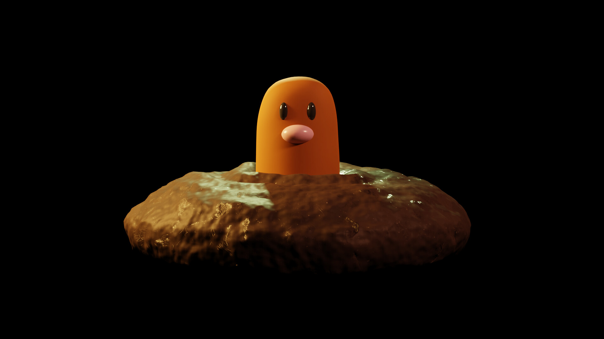 Taylor Dickinson - Pokemon - Diglett (3D Fan Art)