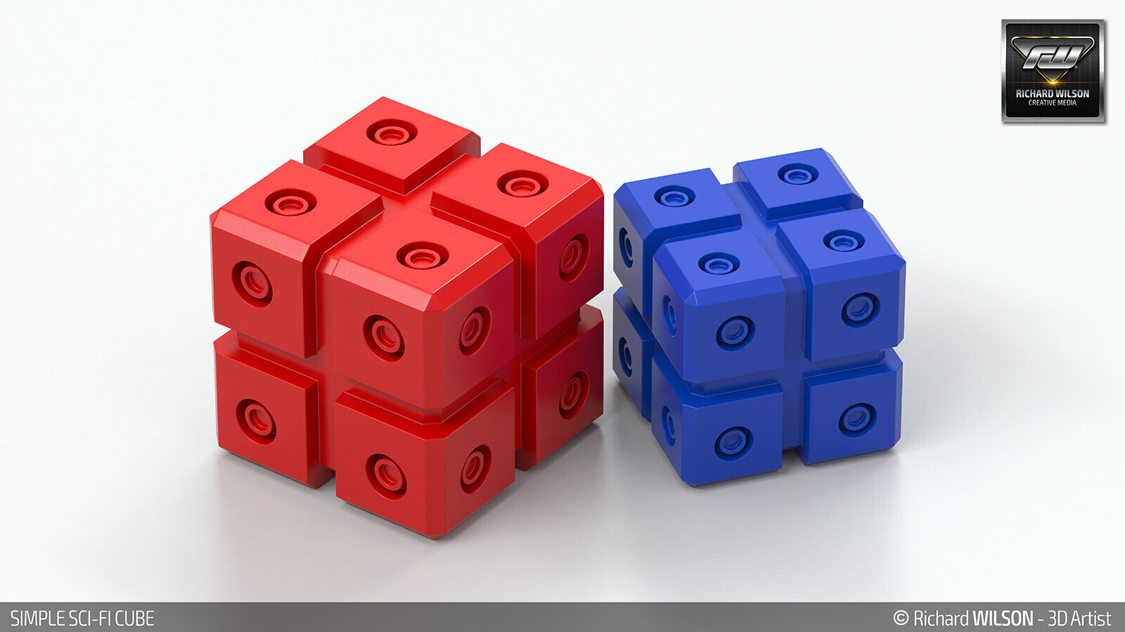 ArtStation - Simple Sci-Fi Cube