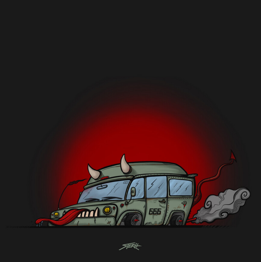 ArtStation - Devil car