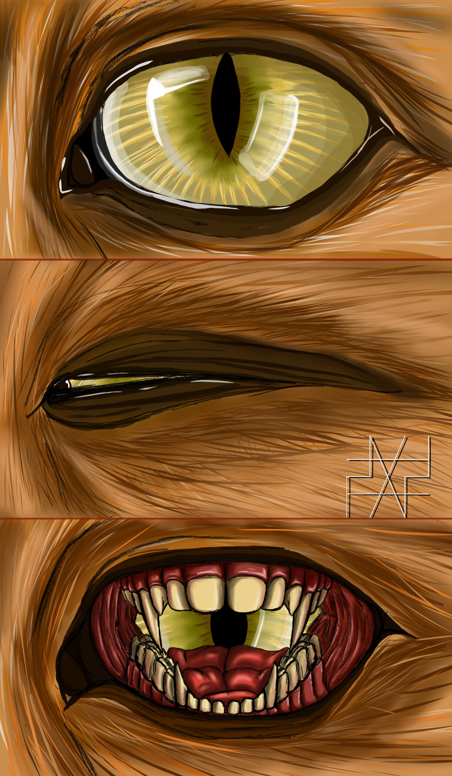 ArtStation - Ferocious Eyes