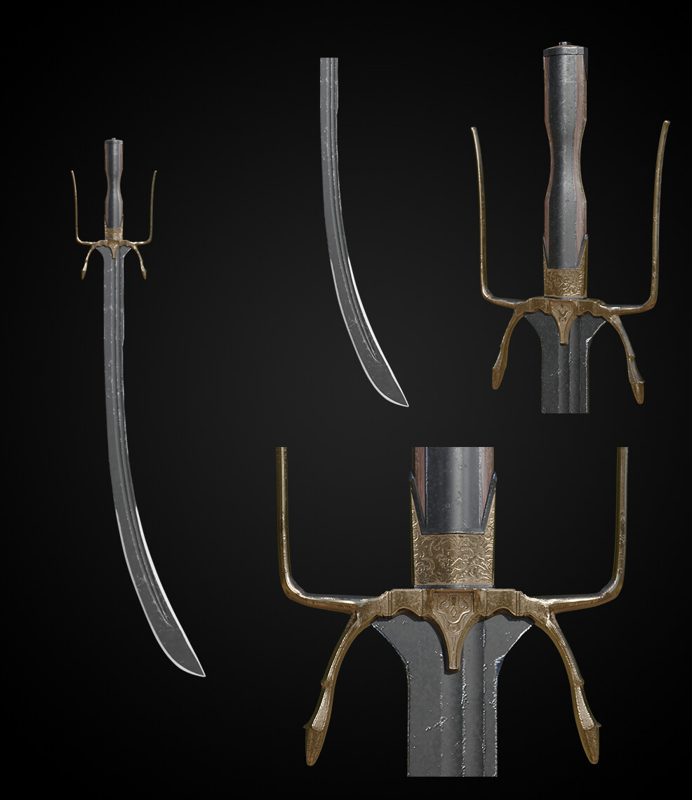 ArtStation - Elden Ring Cutlass Sword