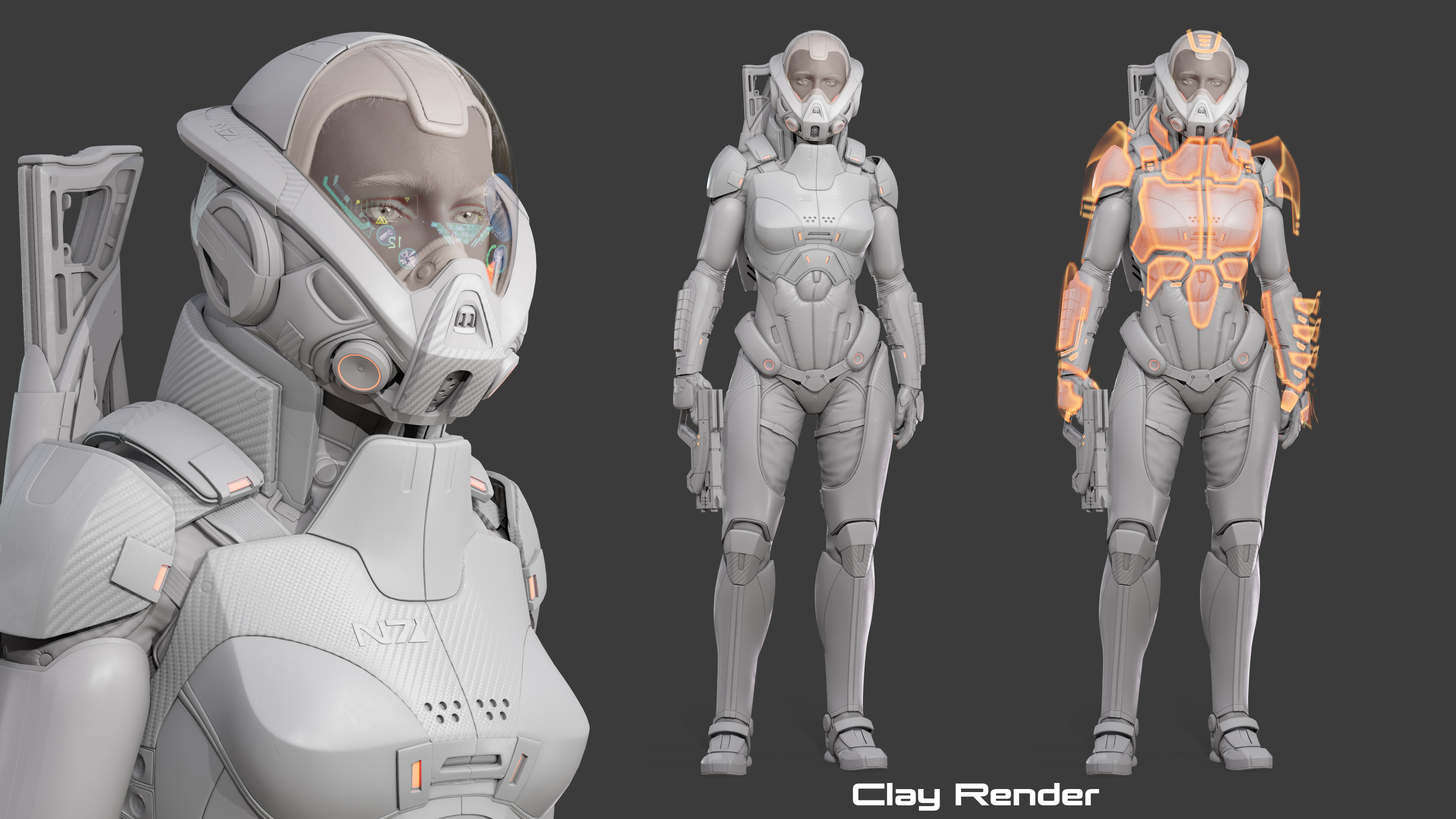 Richard Bryce Gore - N7 Soldier: Mass Effect Fan Art