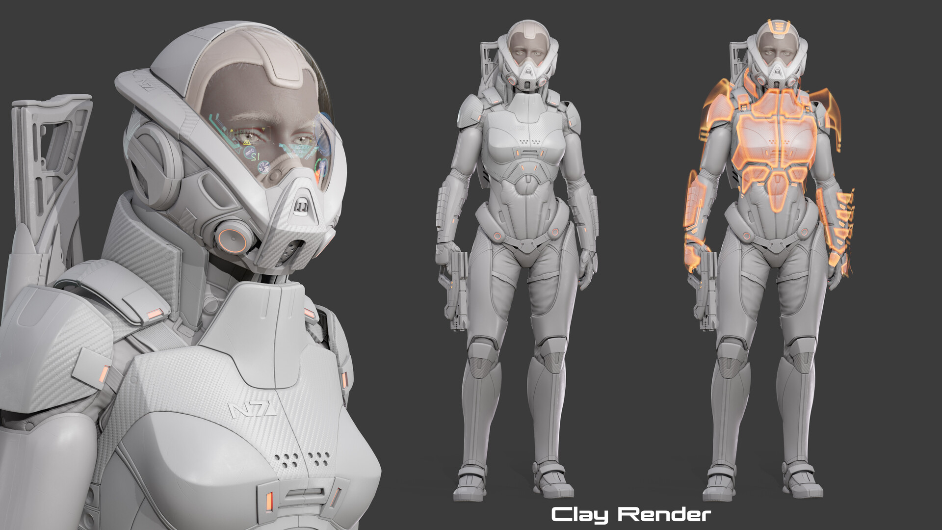 Richard Bryce Gore - N7 Soldier: Mass Effect Fan Art