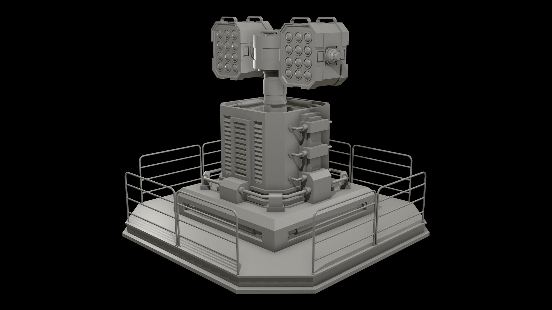 ArtStation - Turret 02-Work in Progress