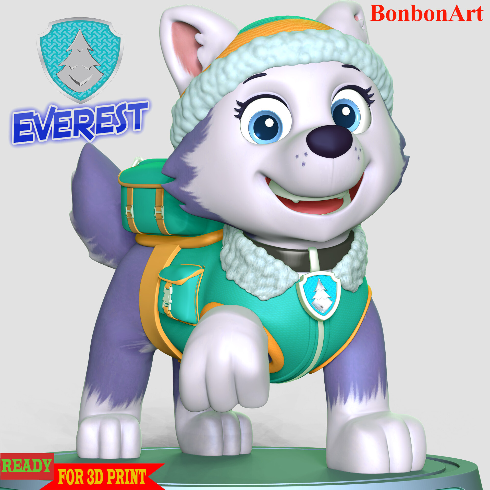 Bon Bon Art Everest Paw Patrol