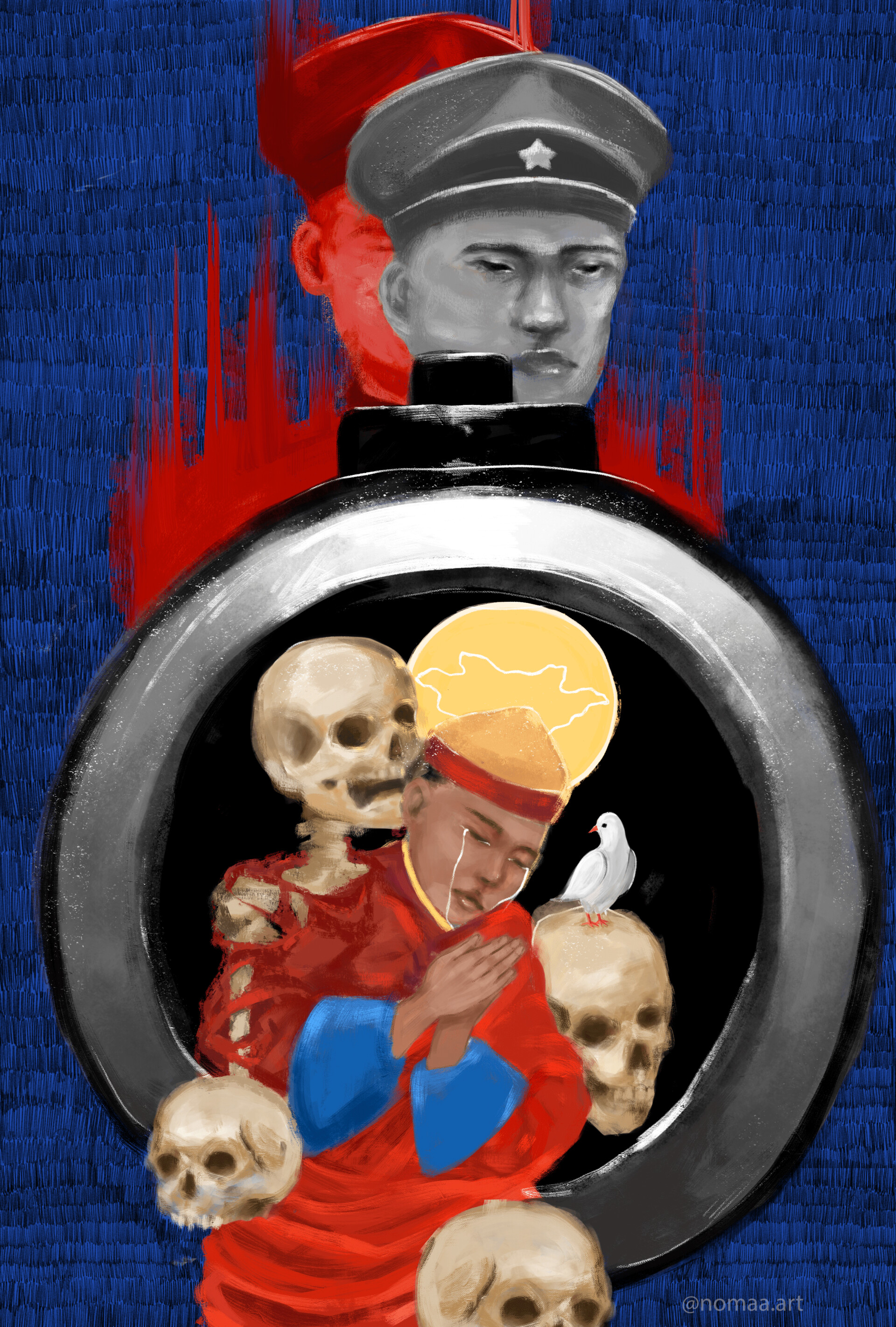 ArtStation - Repression in Mongolia in 20th century