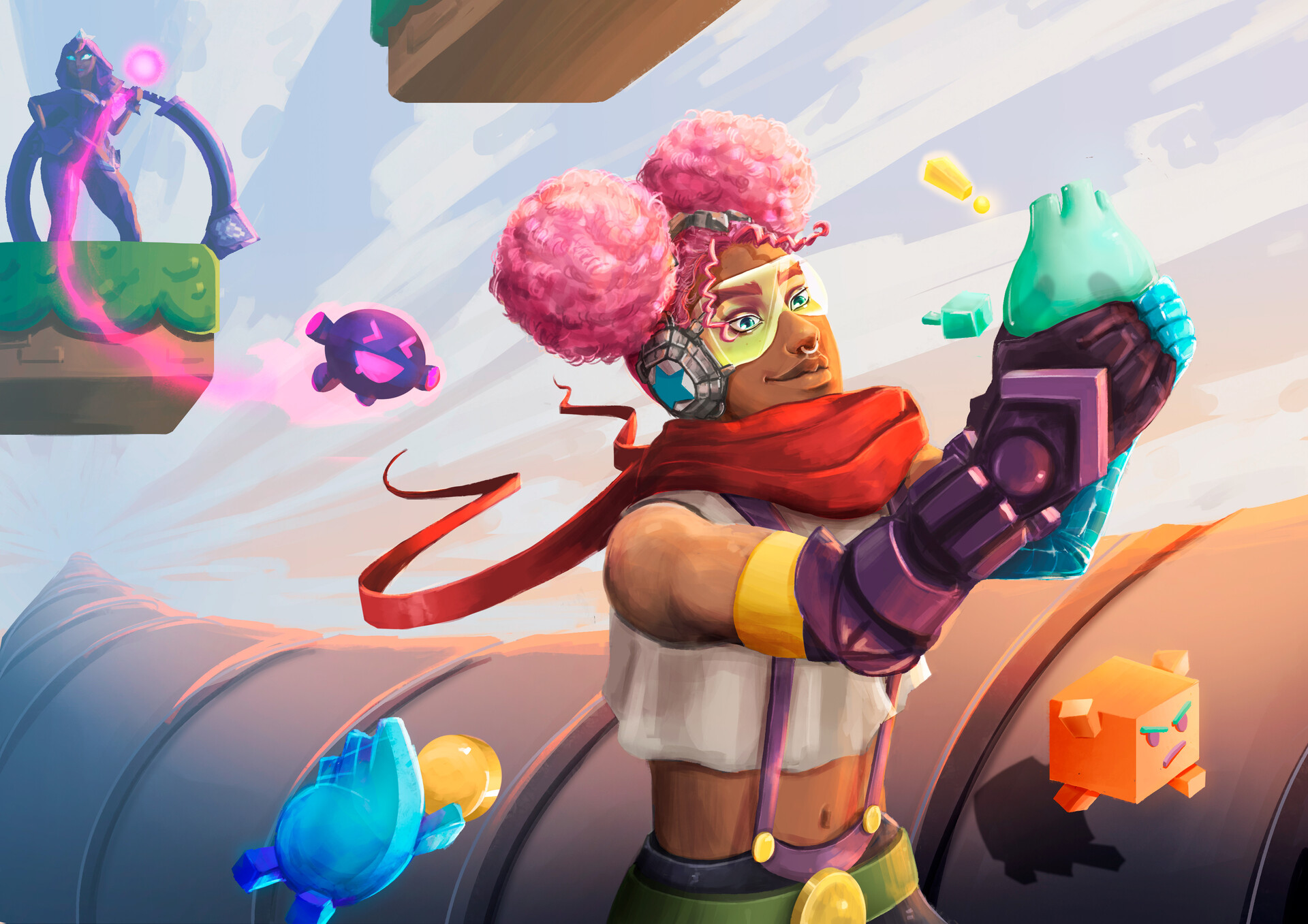 ArtStation - Arcade Huali - Skin Splash art