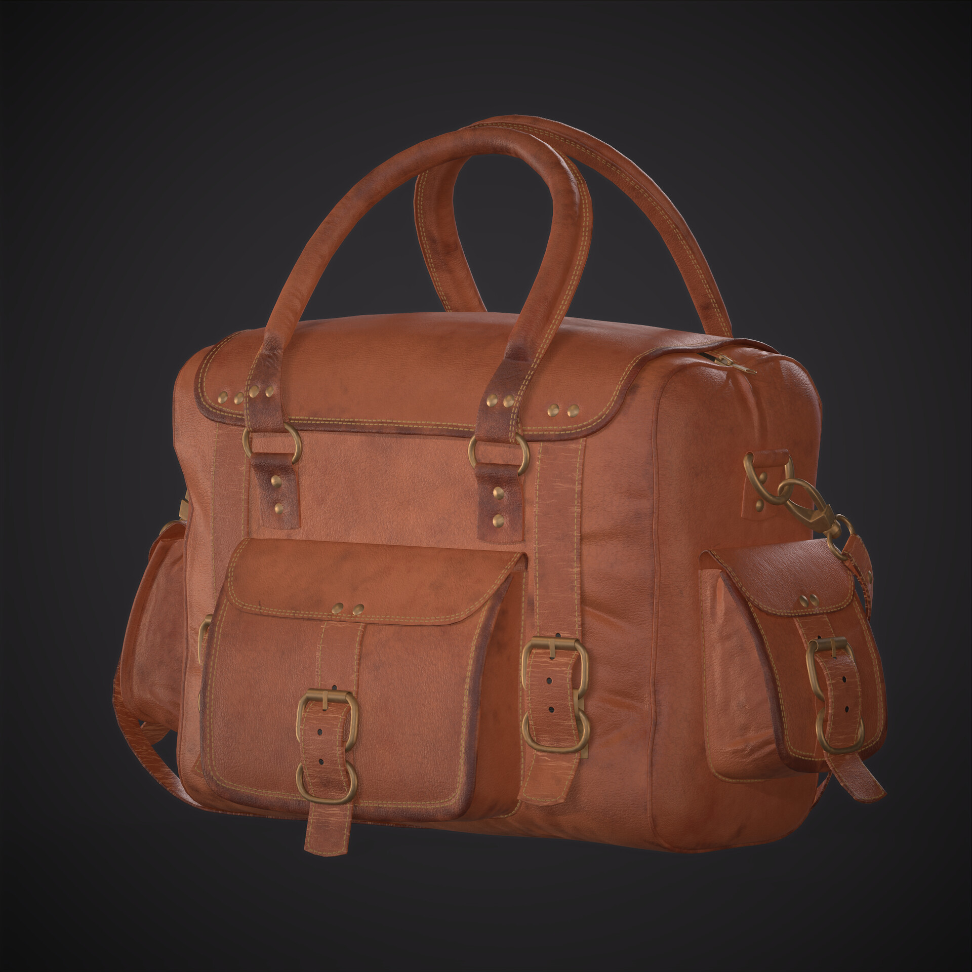 ArtStation - Walker Leather Bag
