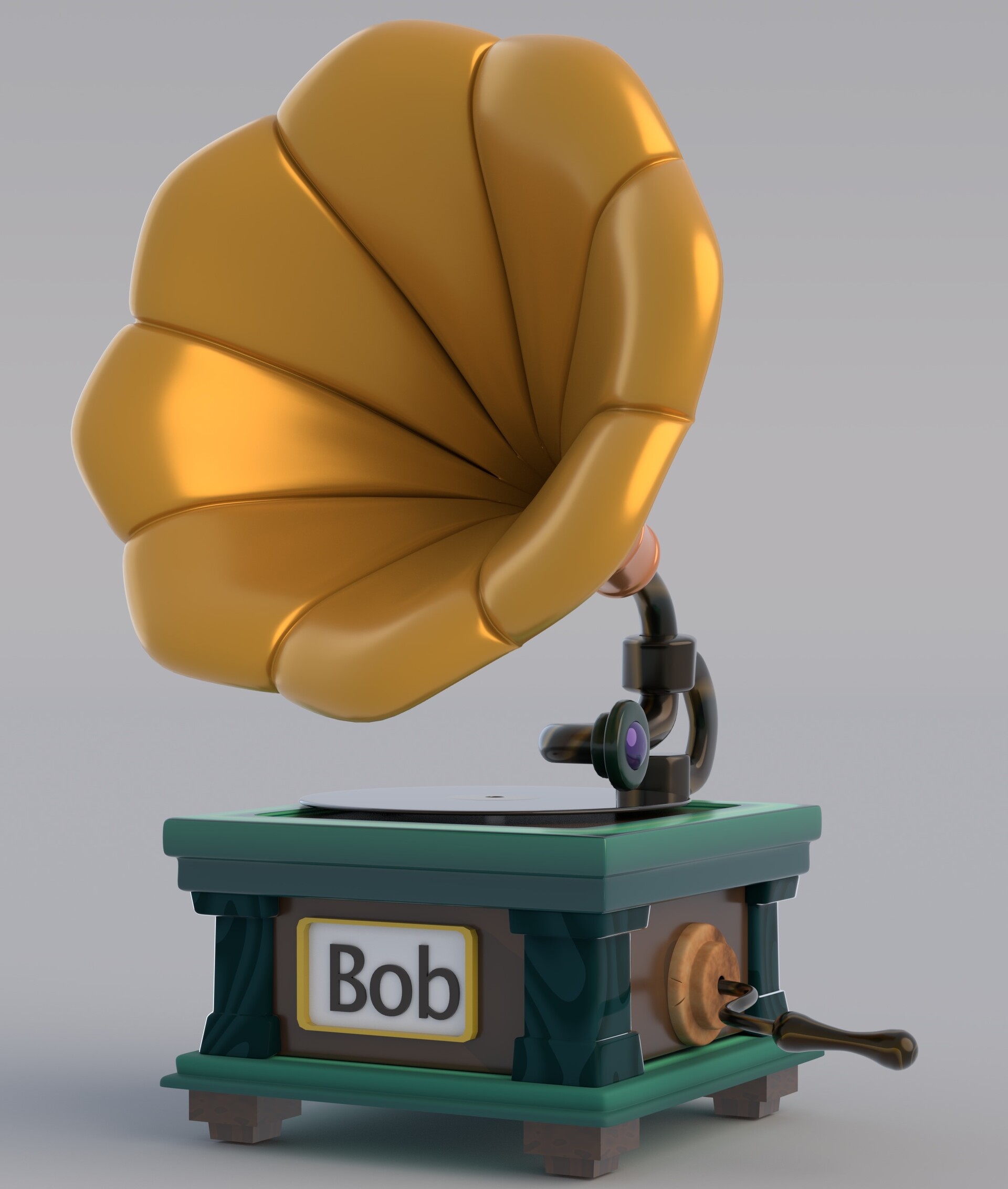 ArtStation - Gramophone - 3D Modeling