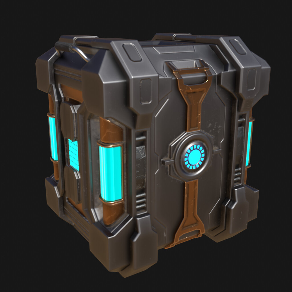 ArtStation - Chest 001 - Sci-Fi