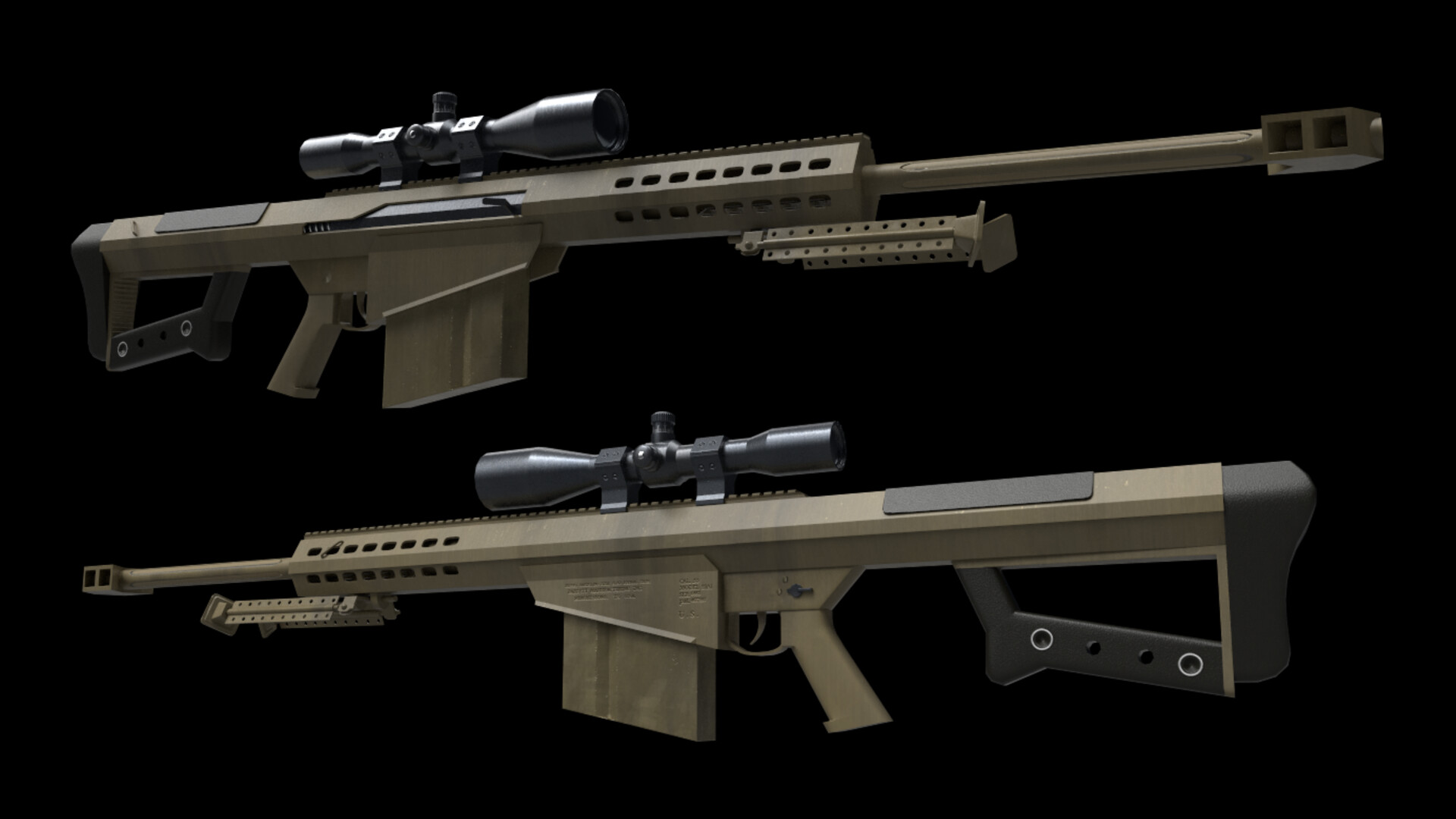 Shariff Butler Jr. - Barrett M82A1 Sniper Rifle