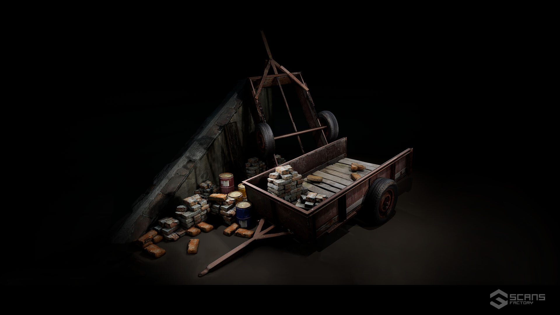 Scans Factory - Urban Props Vol. 2 with 40/80 assets