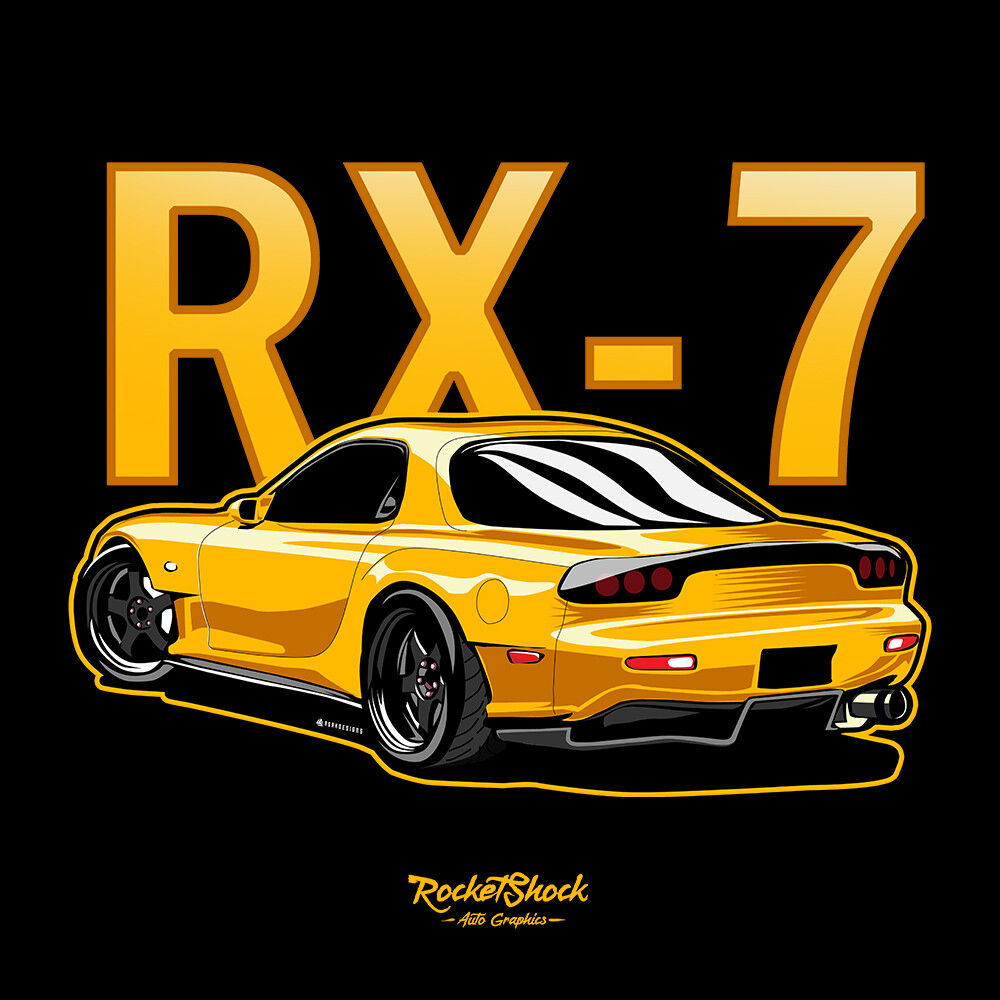 ArtStation - Mazda FD RX7 jdm