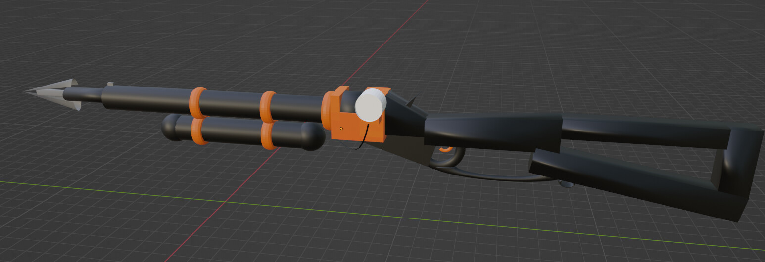 ArtStation - harpoon gun