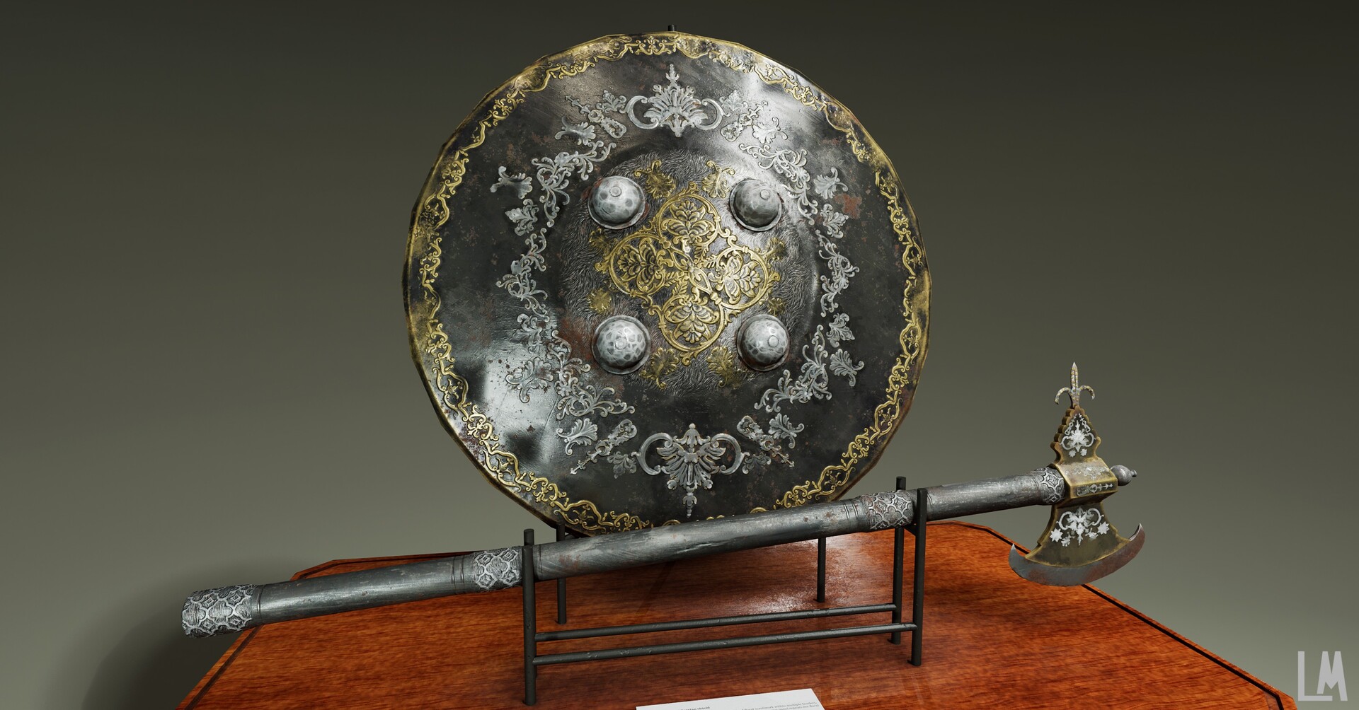 persian shield weapon