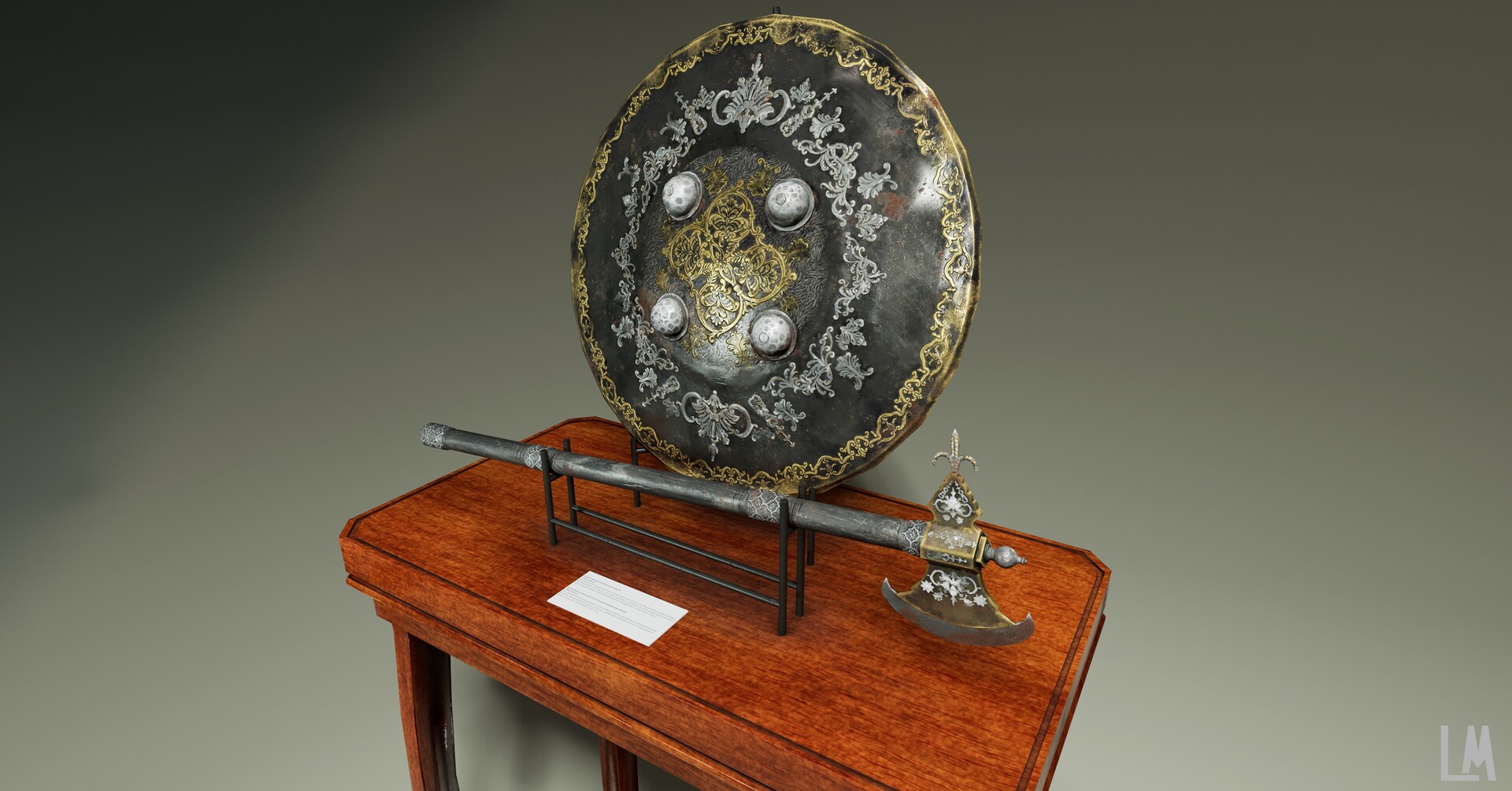 ancient persian shield