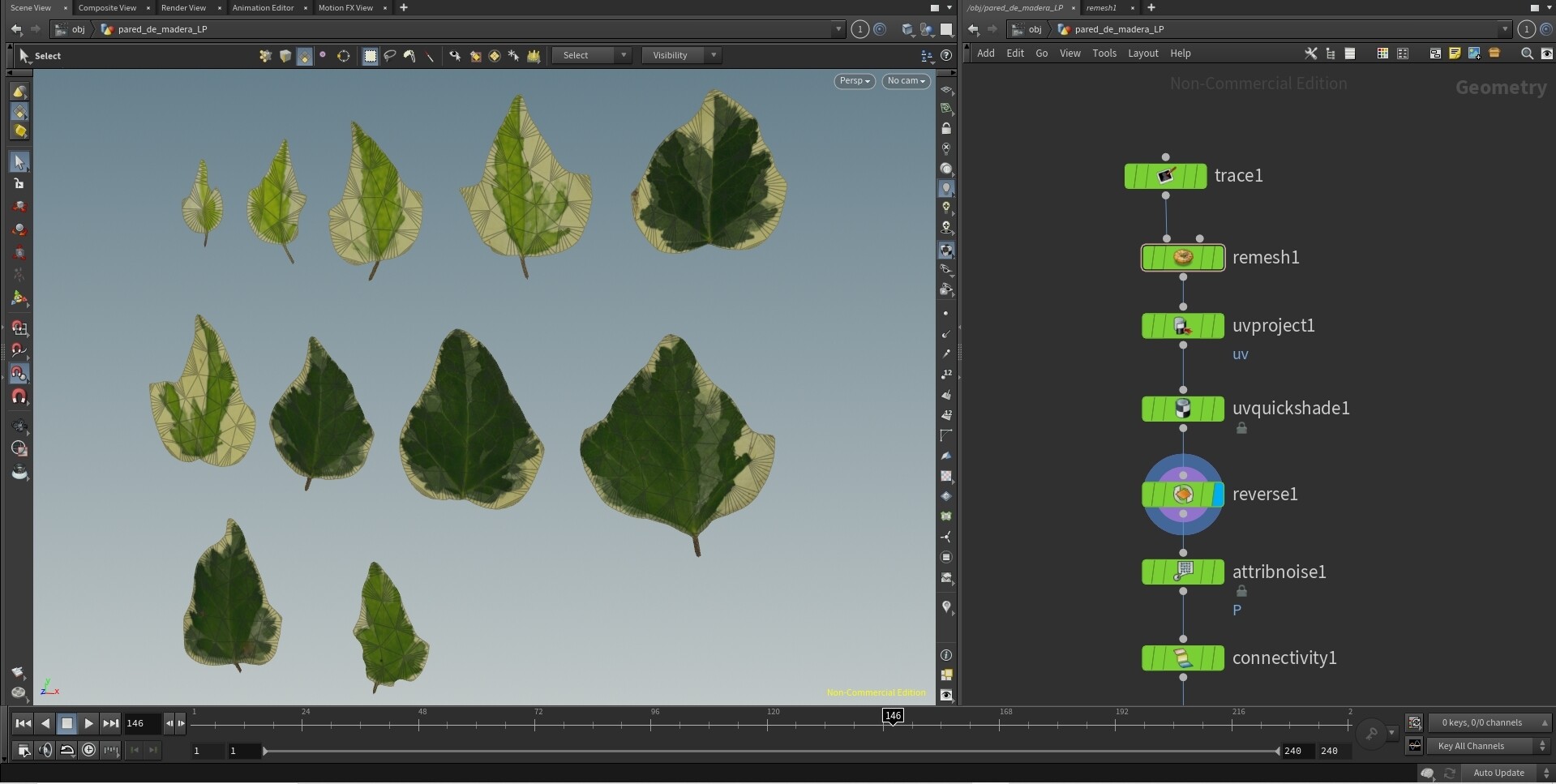 Germán Bueno - Houdini Leafs and Vines generator