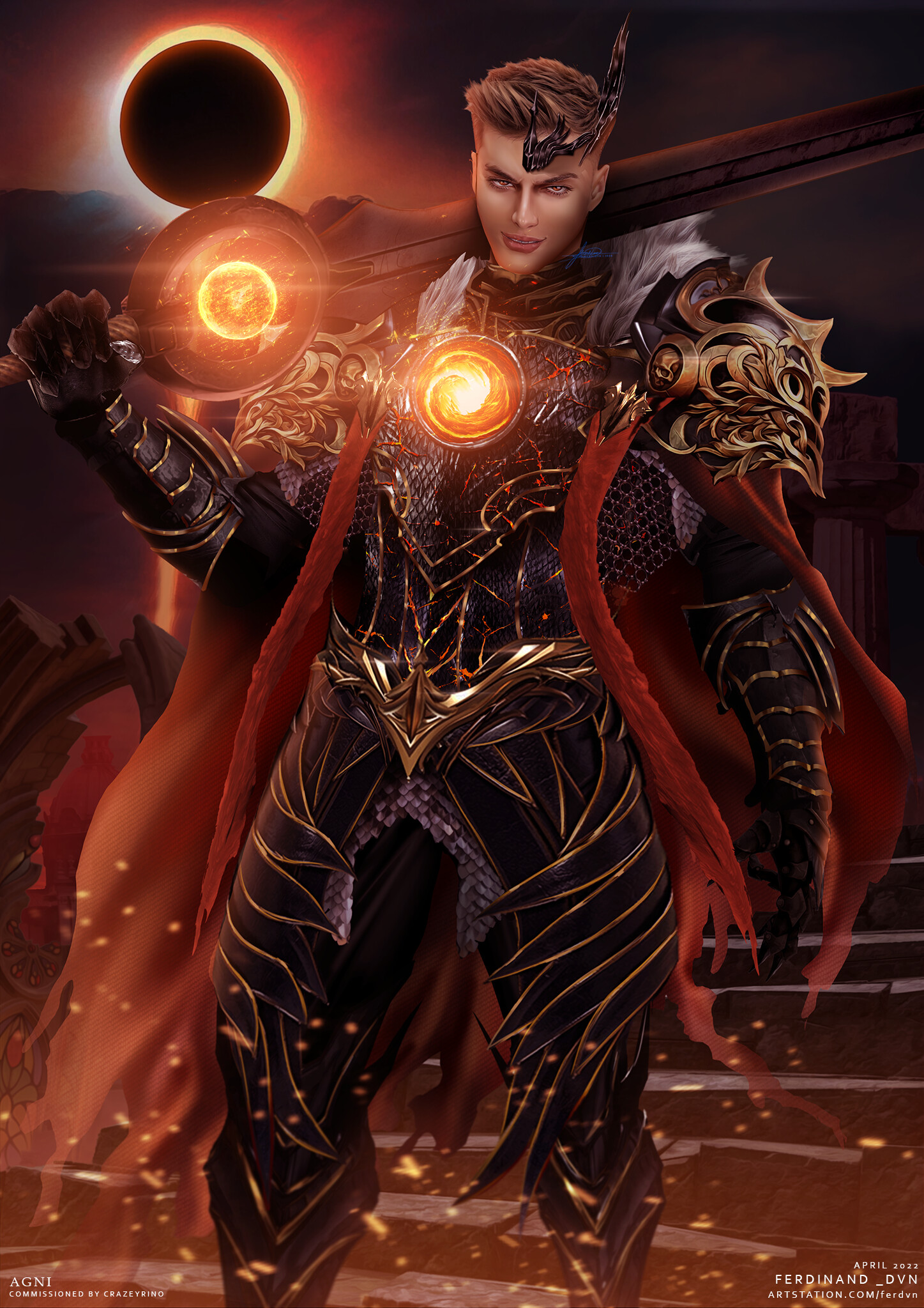 ArtStation - Fire Prince Agni