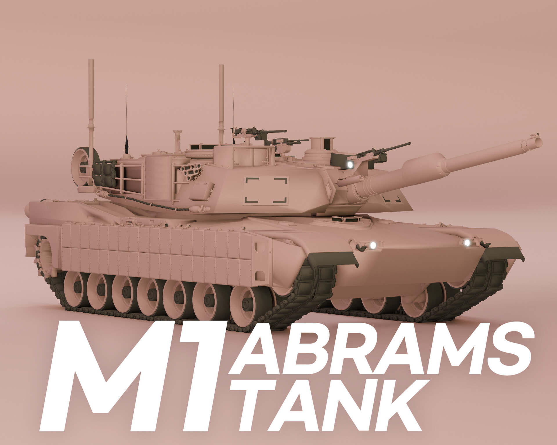 ArtStation - M1 ABRAMS TANK