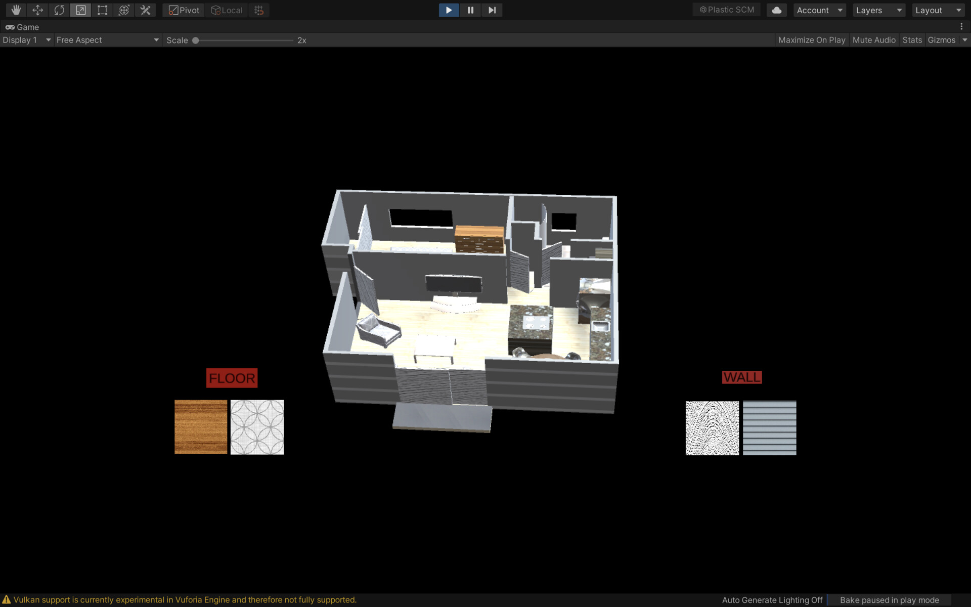 ArtStation - 1 Bhk Floor plan (Image Tracking) AR project