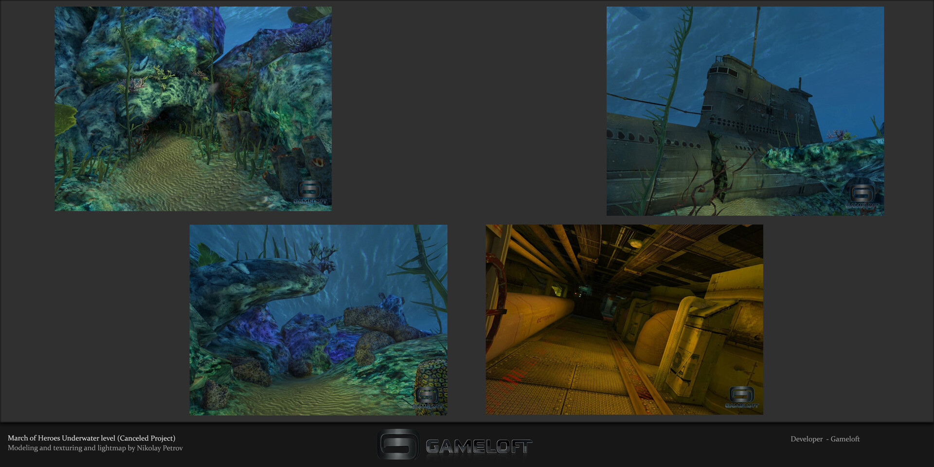 ArtStation - March of Heroes - Underwater Level - Canceled game