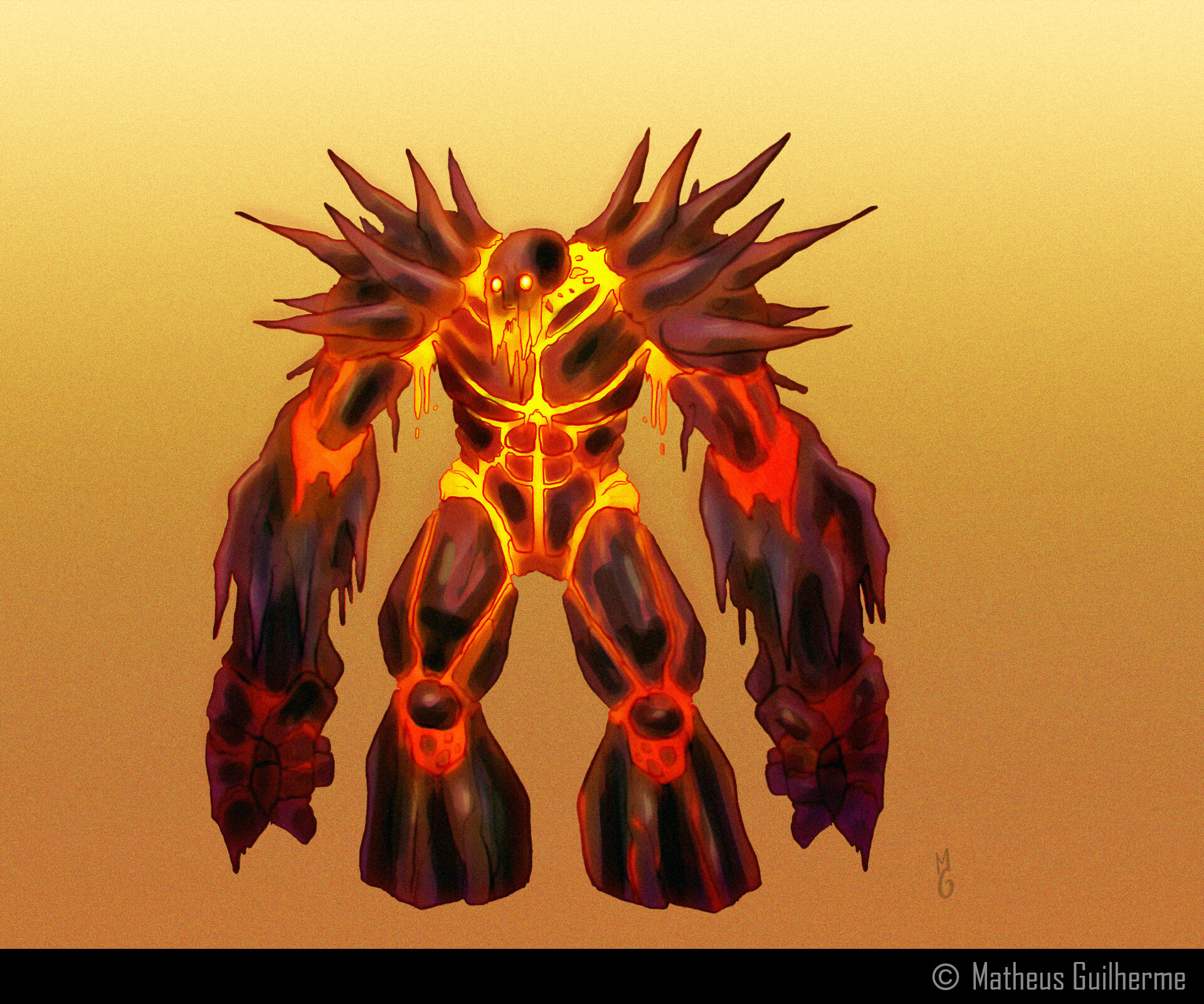 ArtStation - Magma colossus