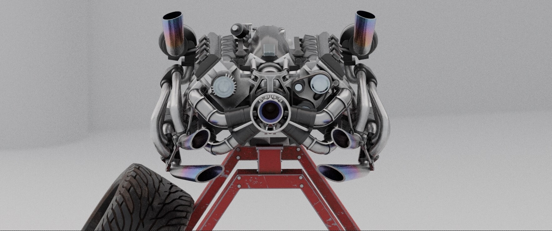 Dimitri Rodis - Batmobile Engine - The Batman (2022)