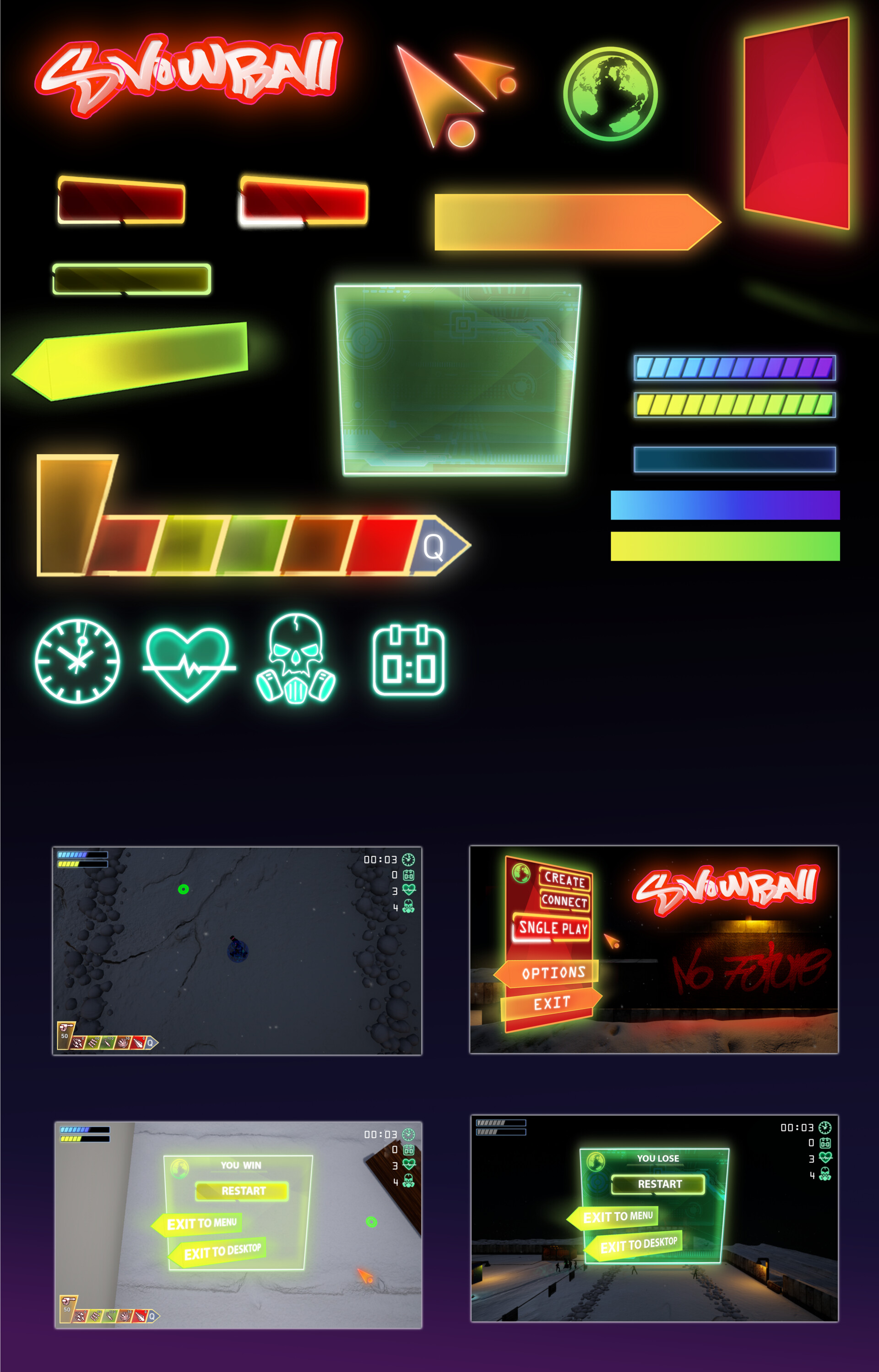 ArtStation - UI design