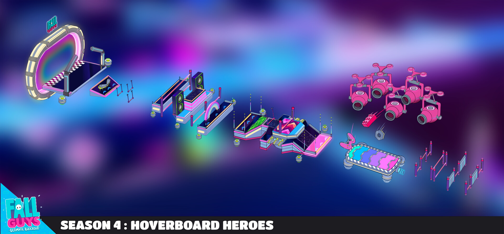 Carlos D. Salazar - Fall Guys Season 4: Level and Props Design