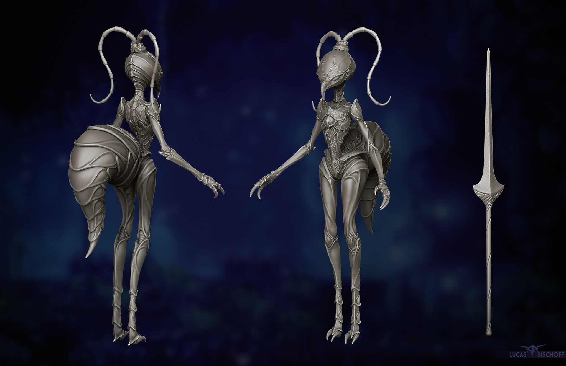 Lucas Bischoff Iselda Hollow Knight Fan Art