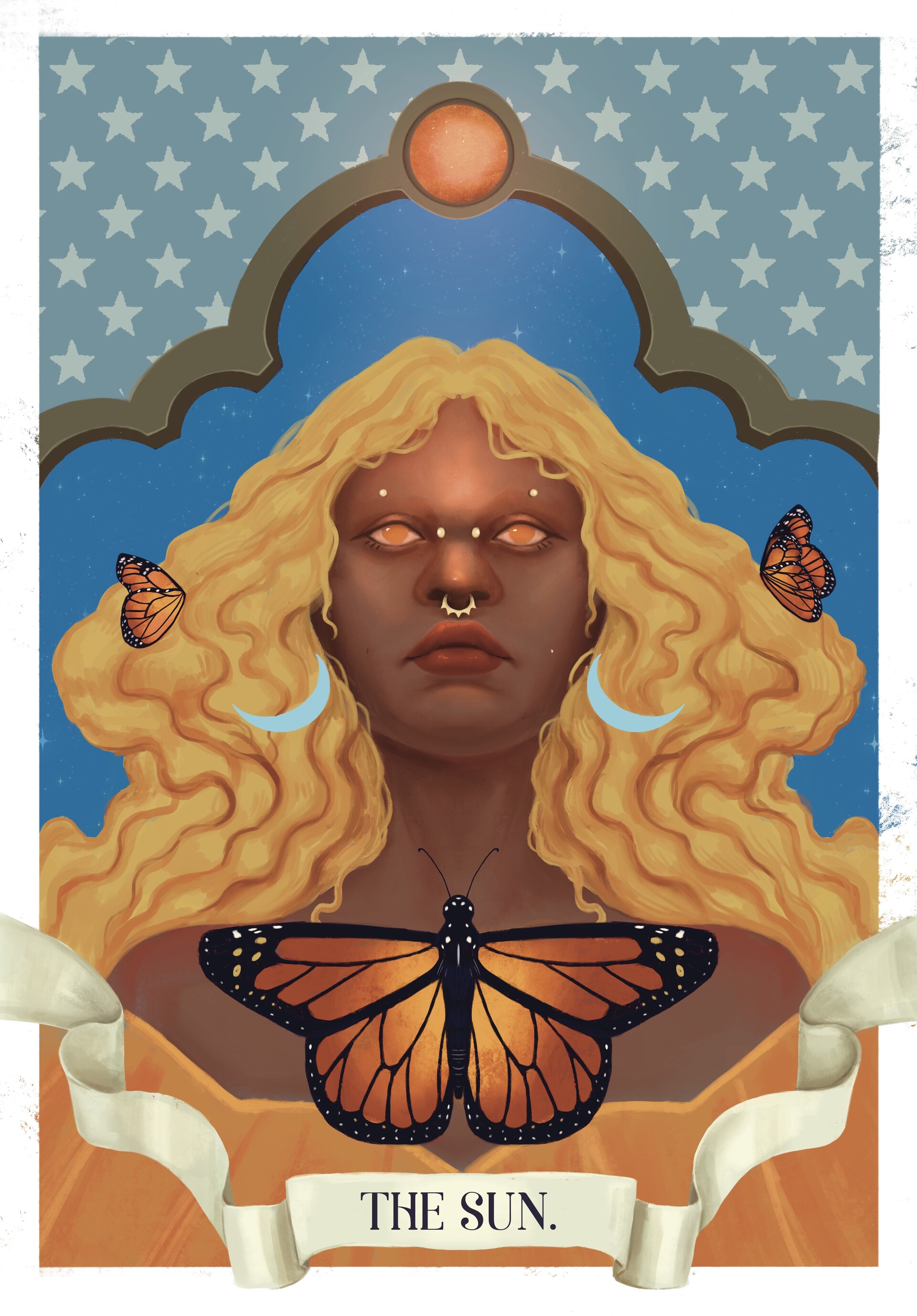 ArtStation - The Sun Tarot Card
