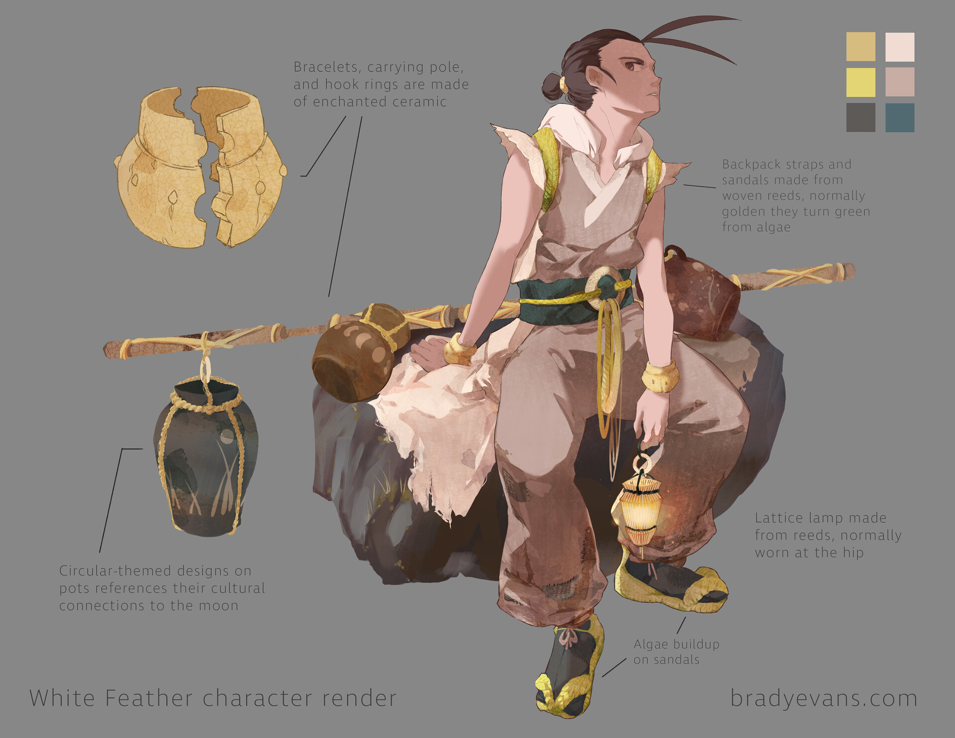 ArtStation - White Feather Character Concepts