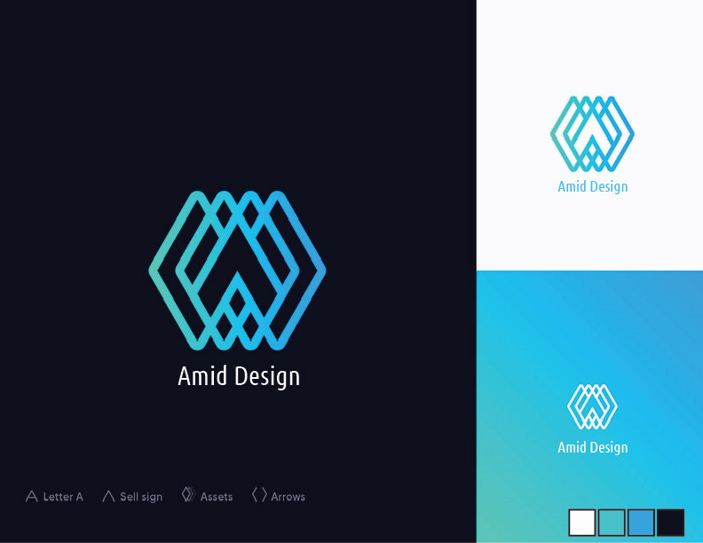 ArtStation - Amid Design Logo Design