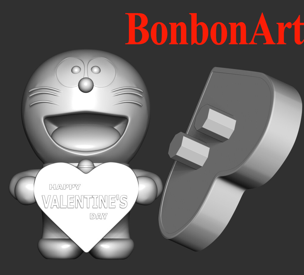 Bon Bon Art - Doraemon - Valentine's Day