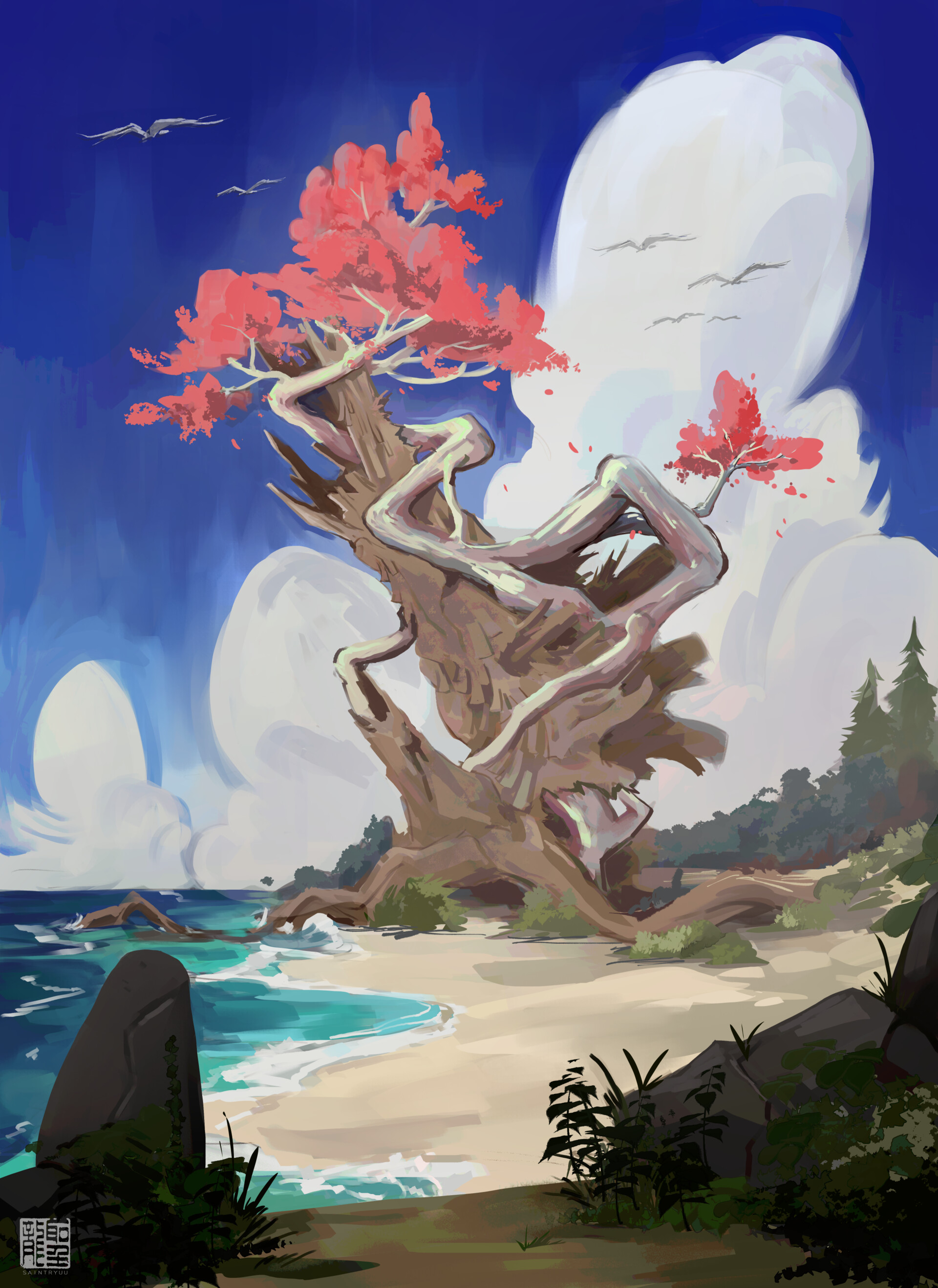 ArtStation - Parasite Tree