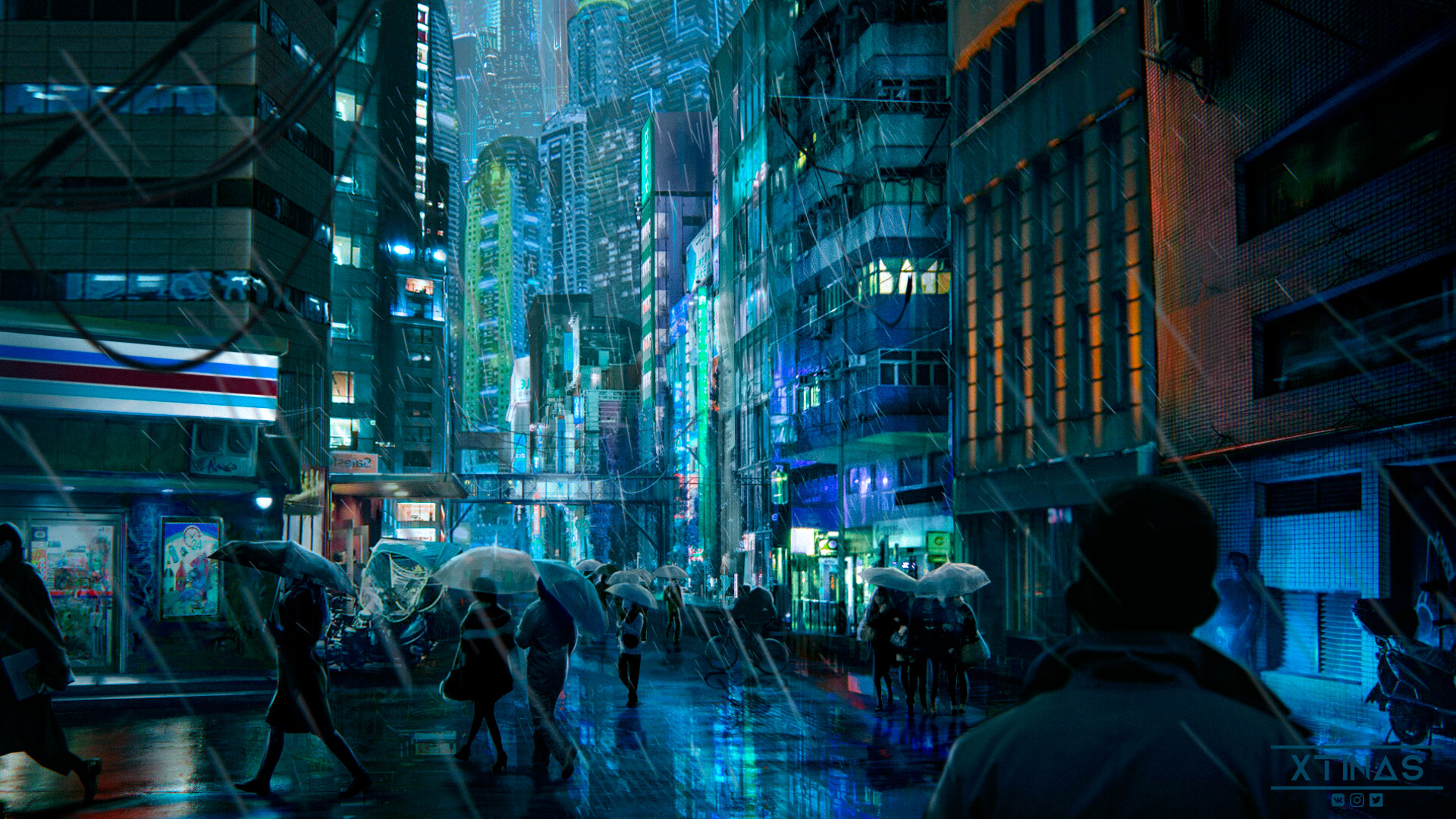 ArtStation - RAINY STREETS