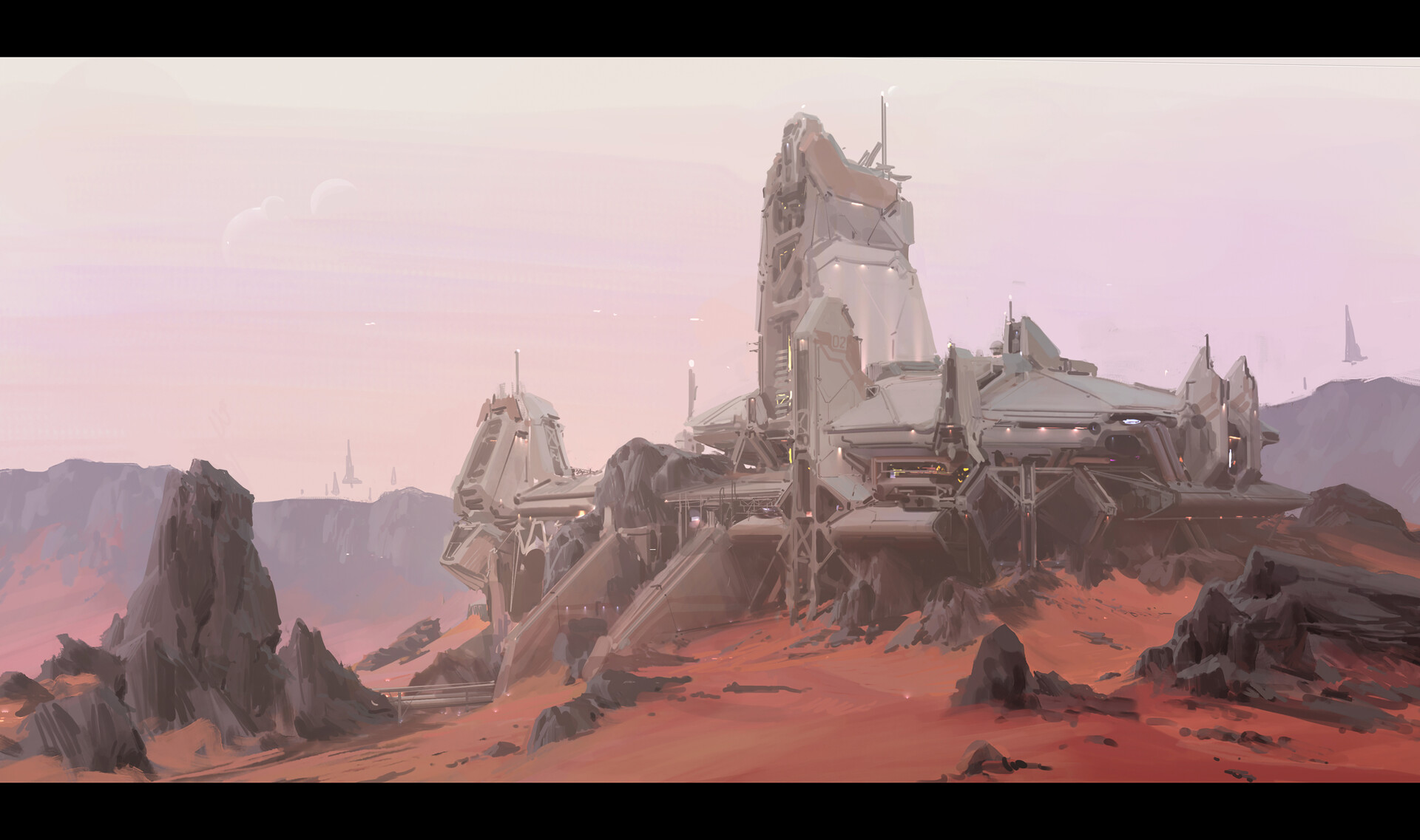 ArtStation - Mars station