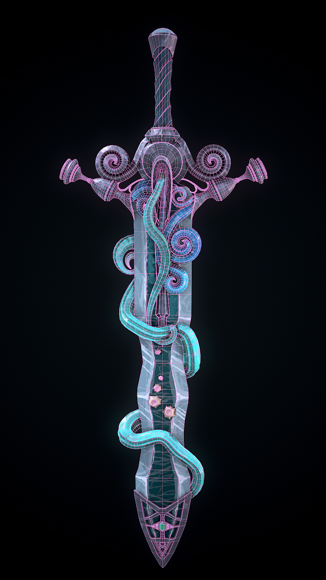 Christopher H - Stylized Aqua Blade