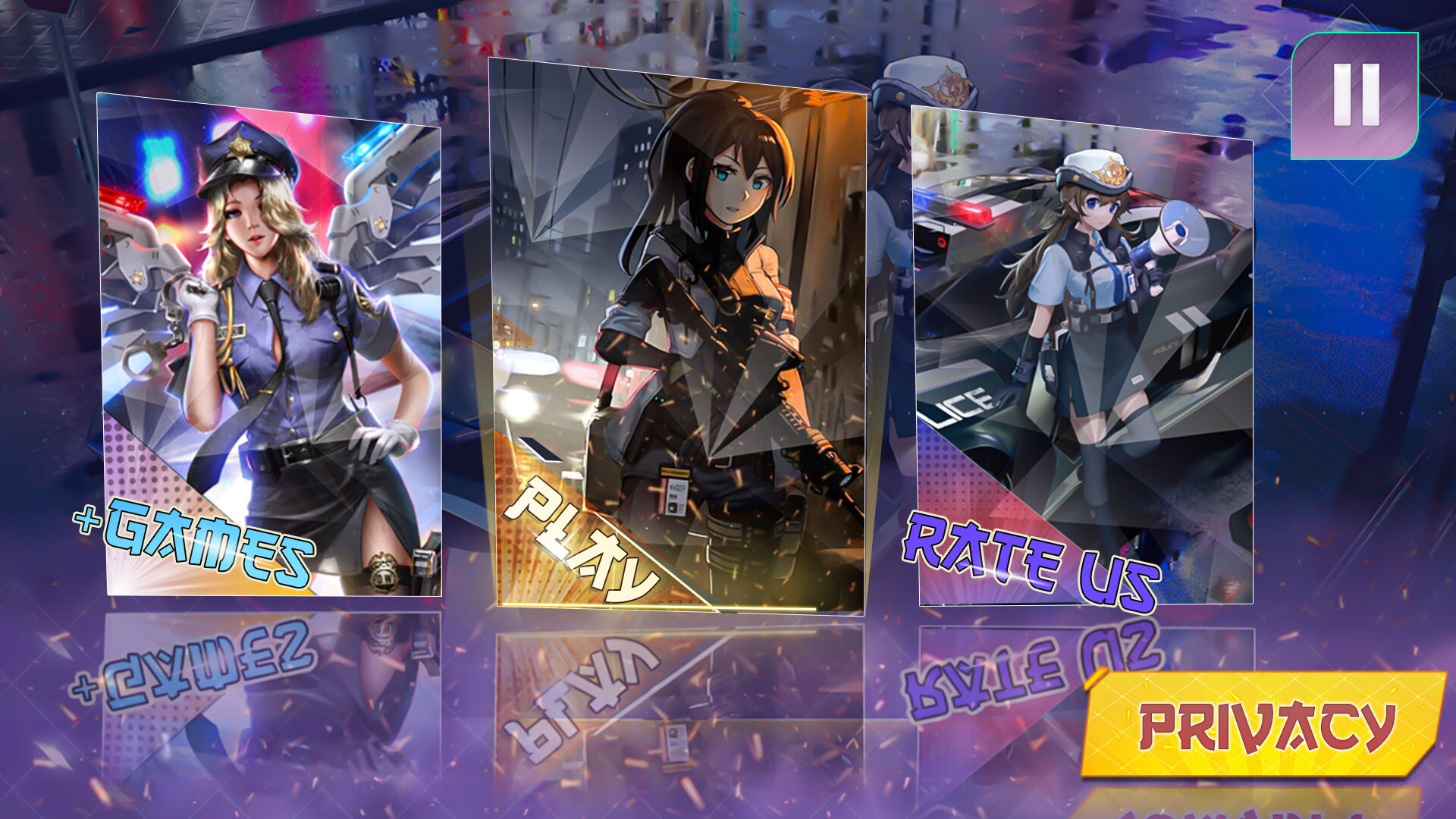 ArtStation - Anime Game UI