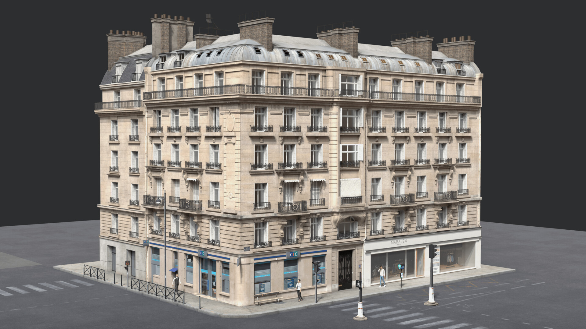 ArtStation - Haussmann's renovation of Paris