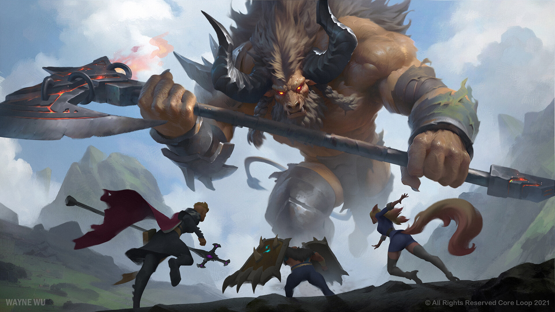 Minotaur, Wayne Wu : r/ImaginaryAdventurers