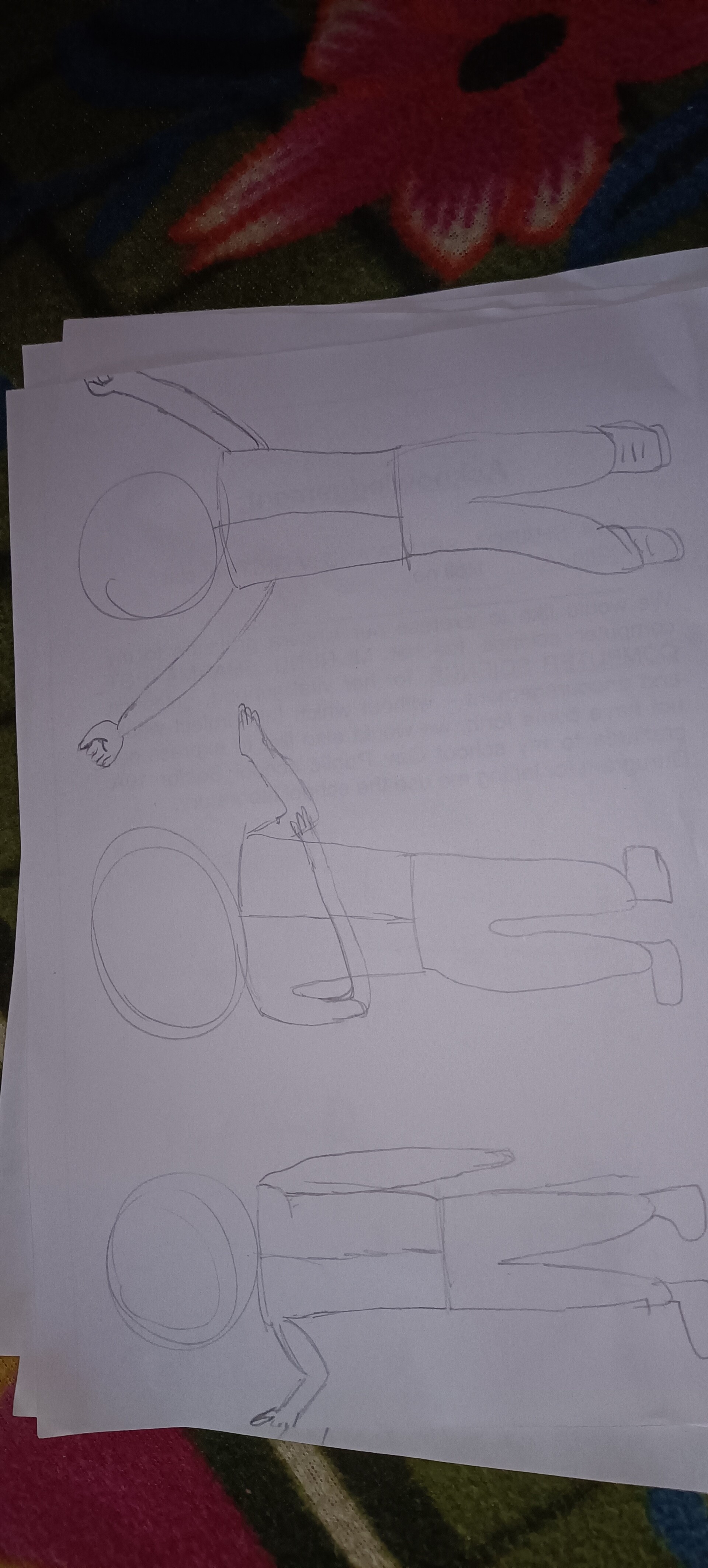 ArtStation - 2d animation characters in paper 😅😅