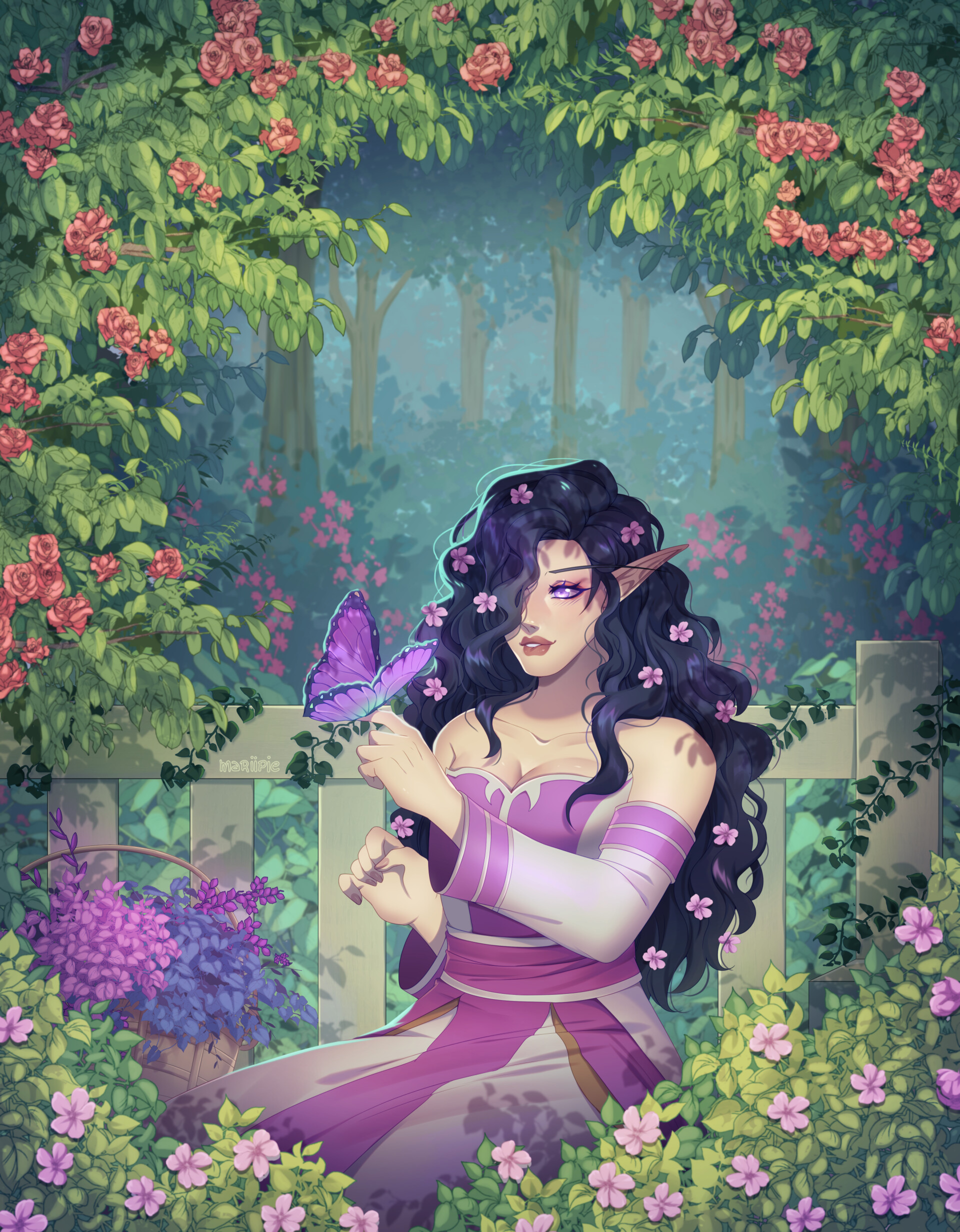 ArtStation - Elf garden