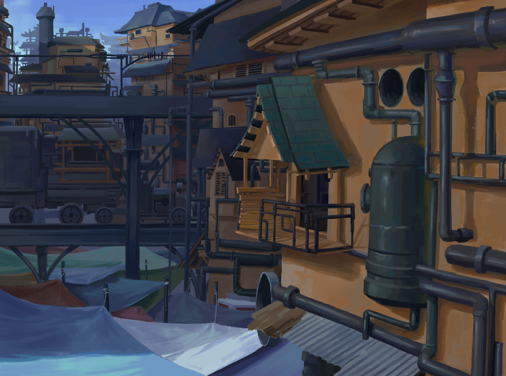 ArtStation - The age of steam