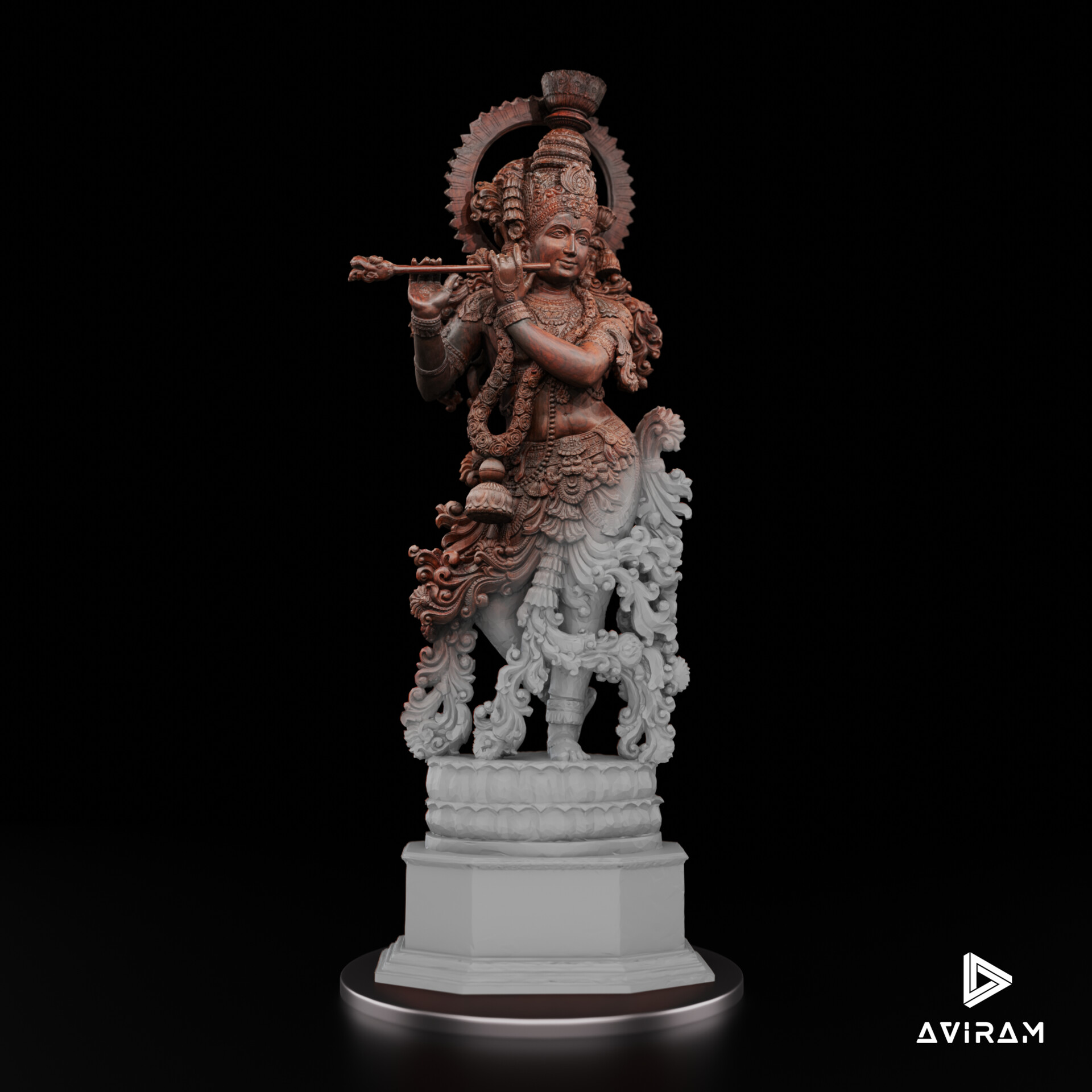 ArtStation - 3D Scan of Lord Krishna