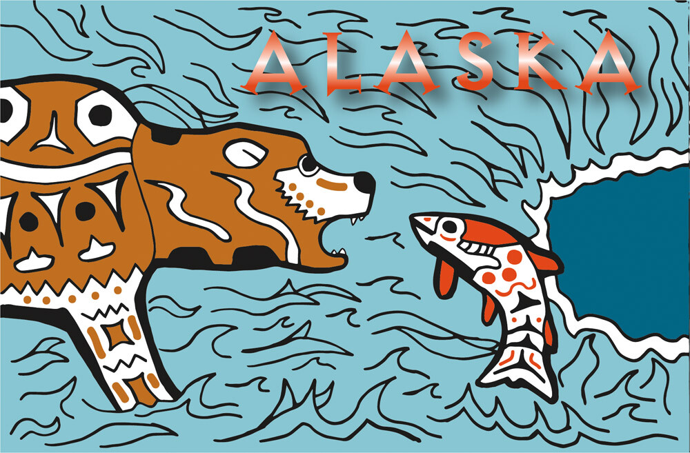 ArtStation - The Bear & the Salmon