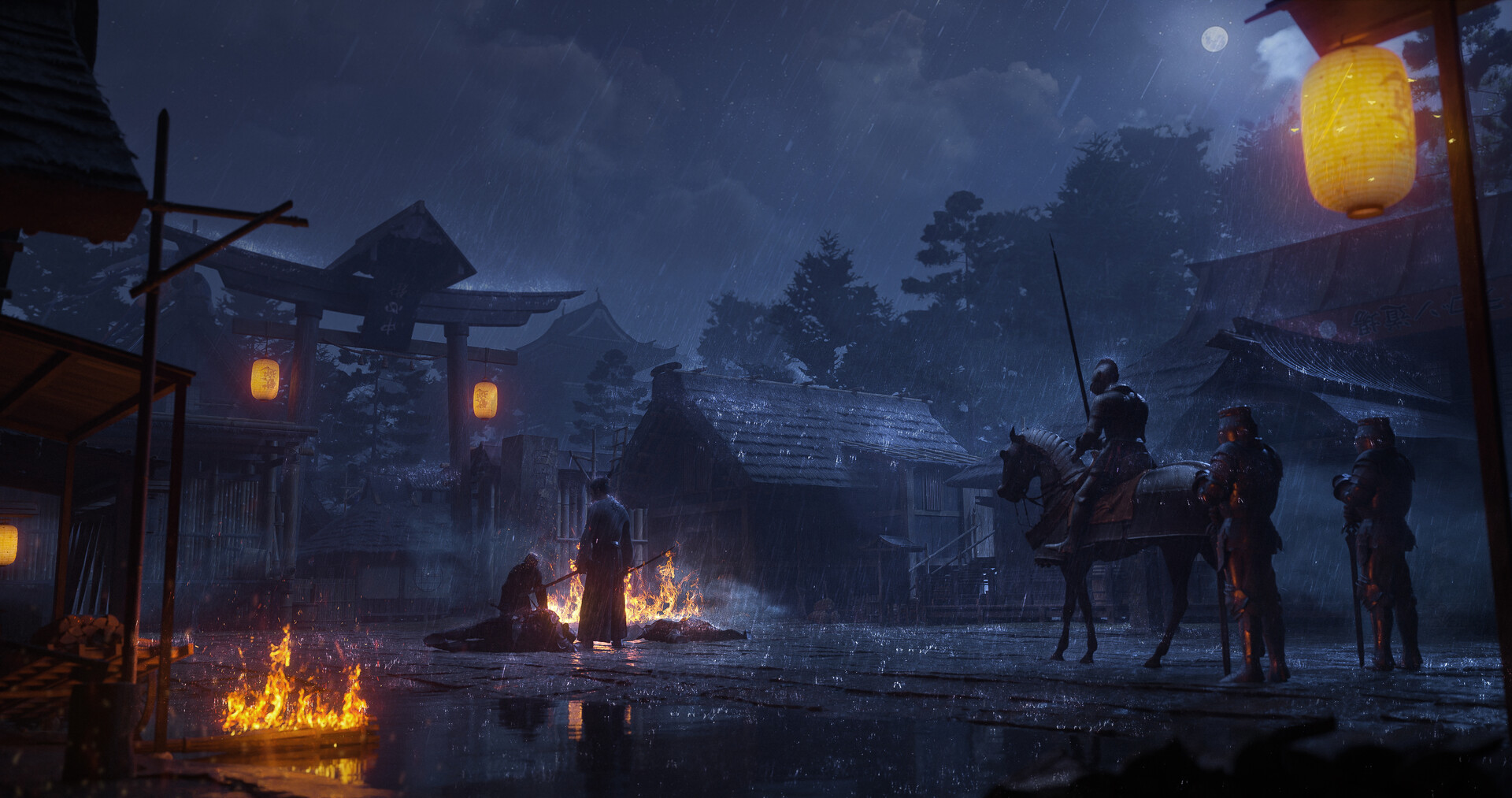 ArtStation - The lone warrior